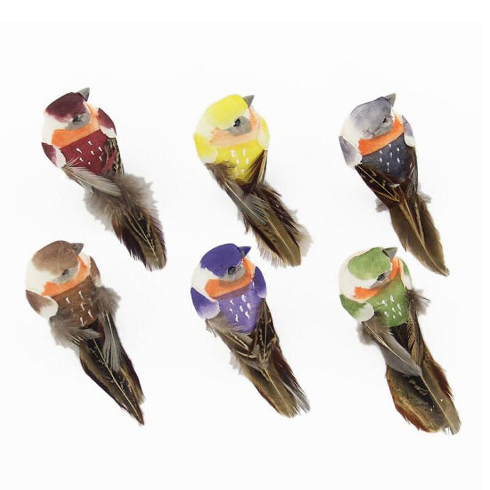 Fuwaxung 1PCS/2PCS Artificial Birds Fake Foam Animal Simulation Feather ...