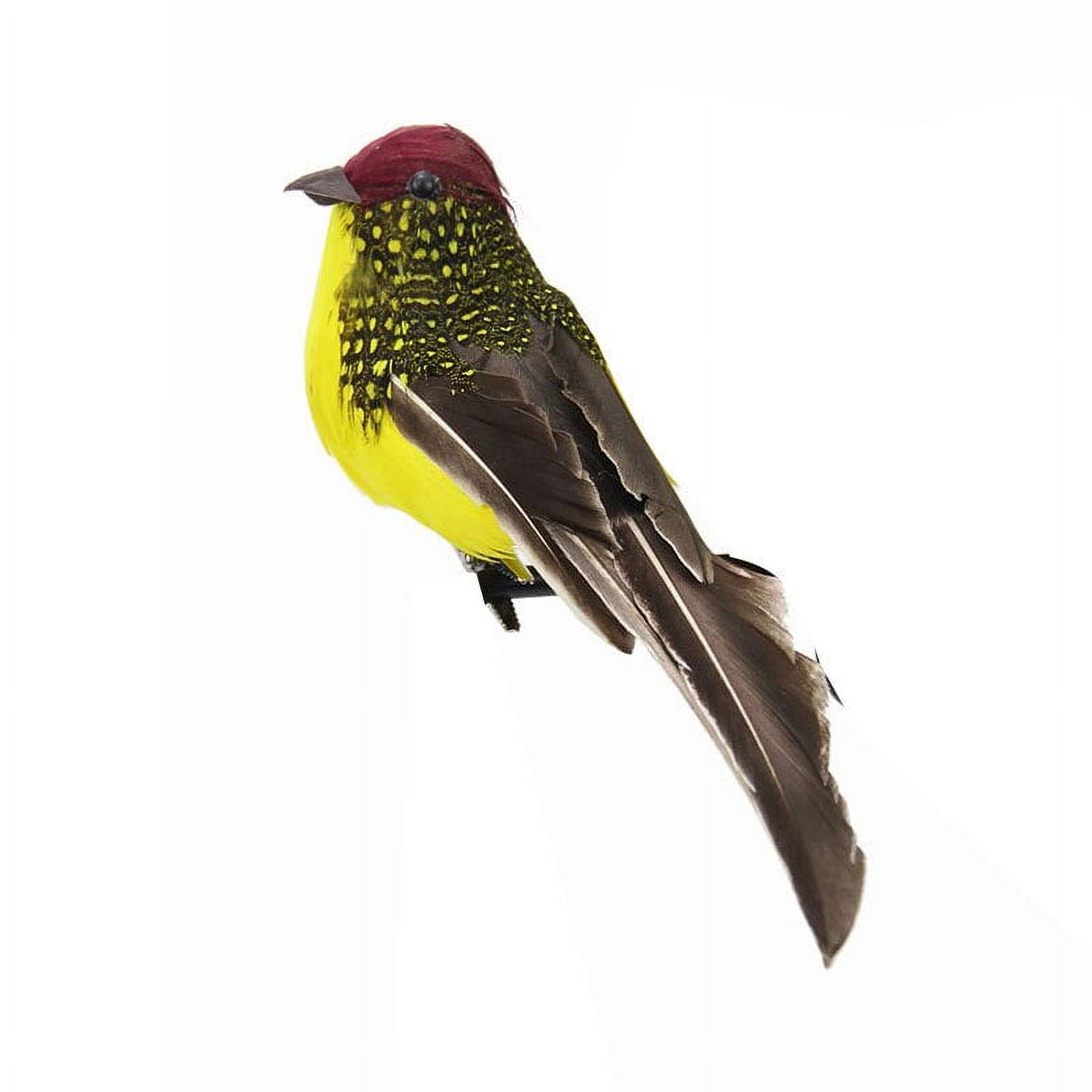 Fuwaxung Artificial Birds Fake Foam Animal Simulation Feather Birds ...