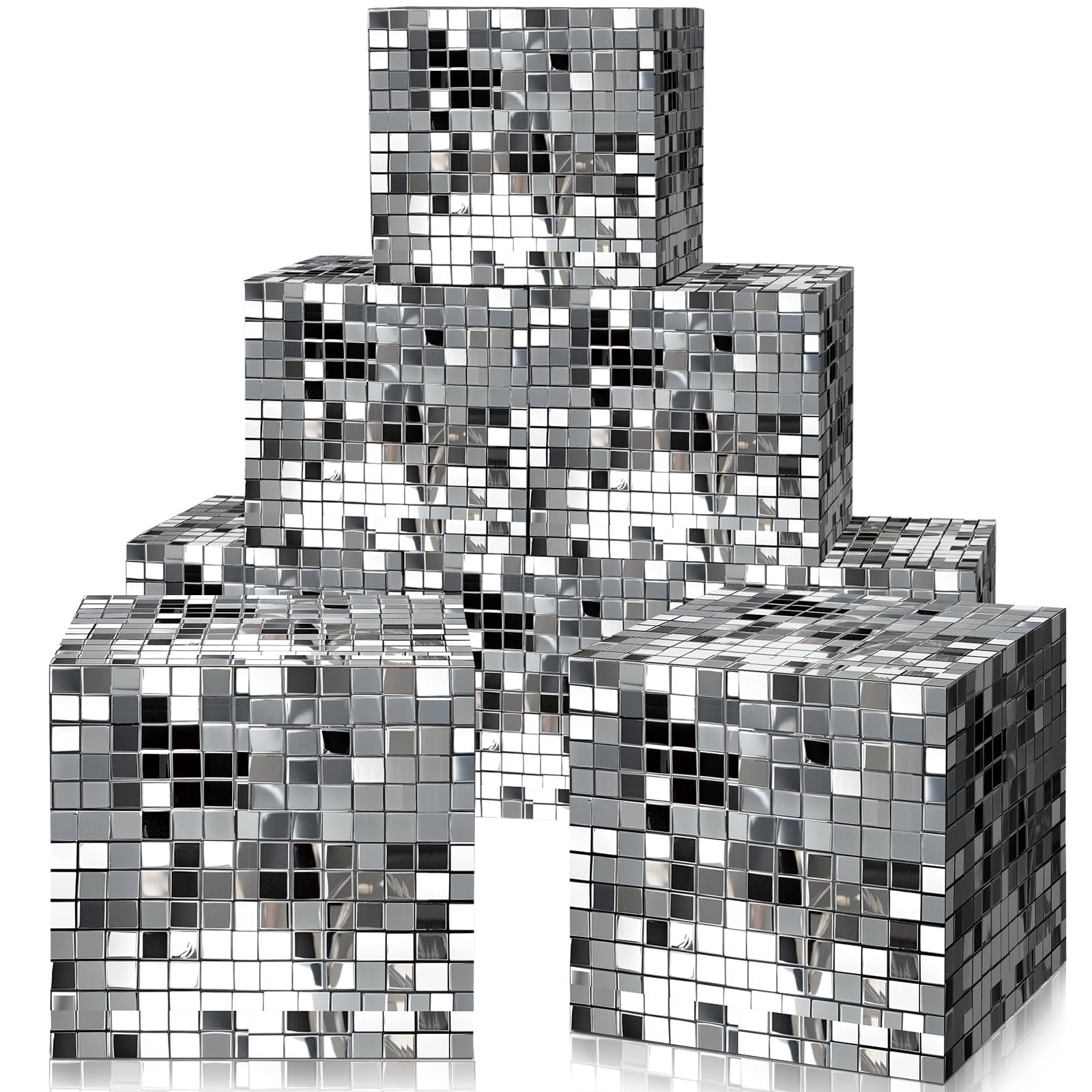 Fuyoooo 6 Pcs Christmas Disco Party BSL1 Boxes Decor Large Disco Gift ...