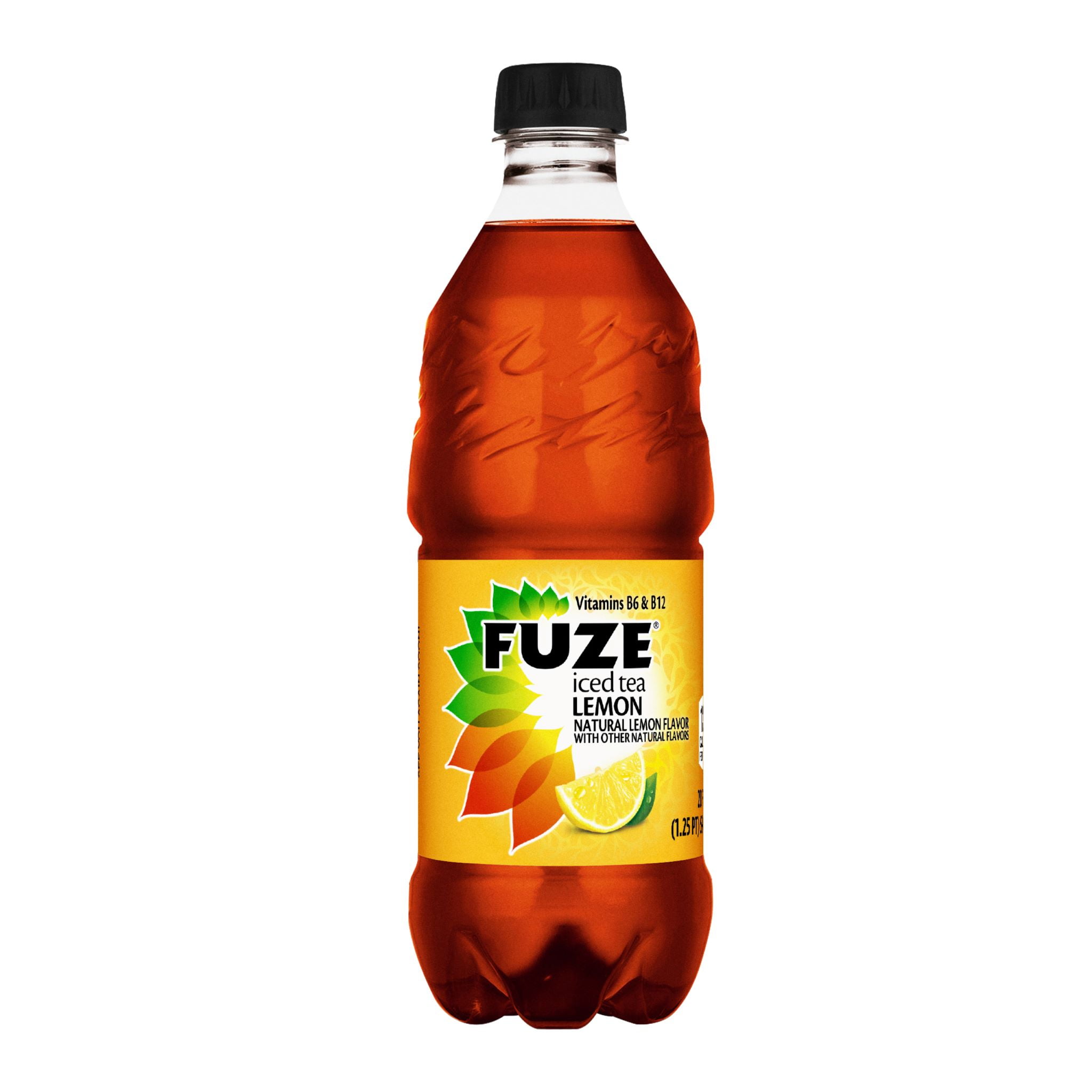Fuze Lemon Iced Tea, 20 fl oz Plastic Bottle - Walmart.com