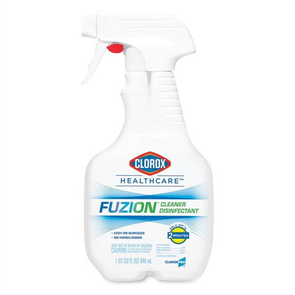 Fuzion Cleaner Disinfectant, Unscented, 32 Oz Spray Bottle, 9/carton ...