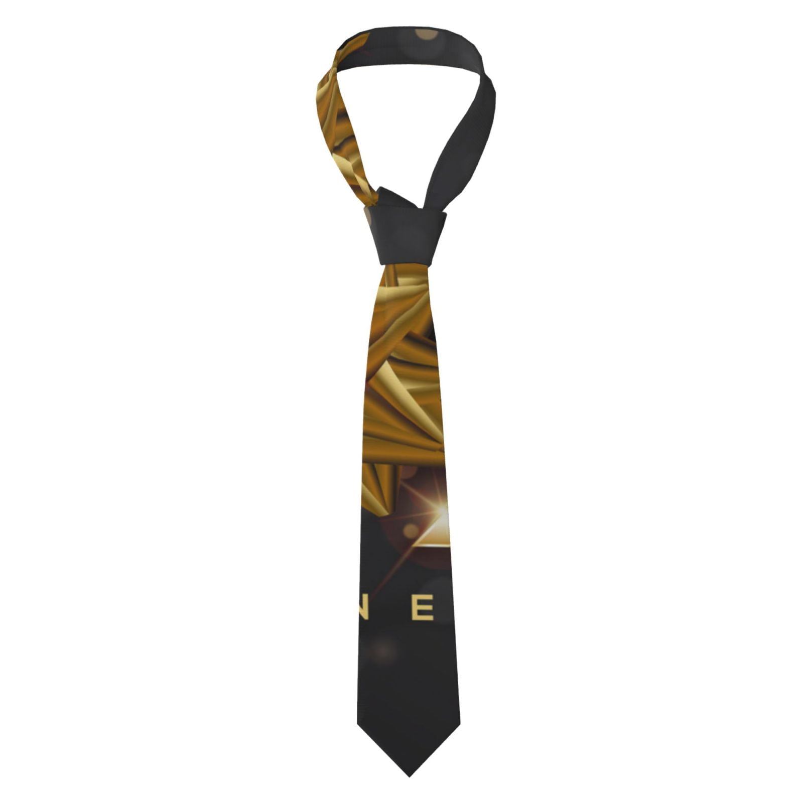 Fuzoiu 2025 Happy New Year 1 Print Men's Necktie,Business Necktie,Mens ...