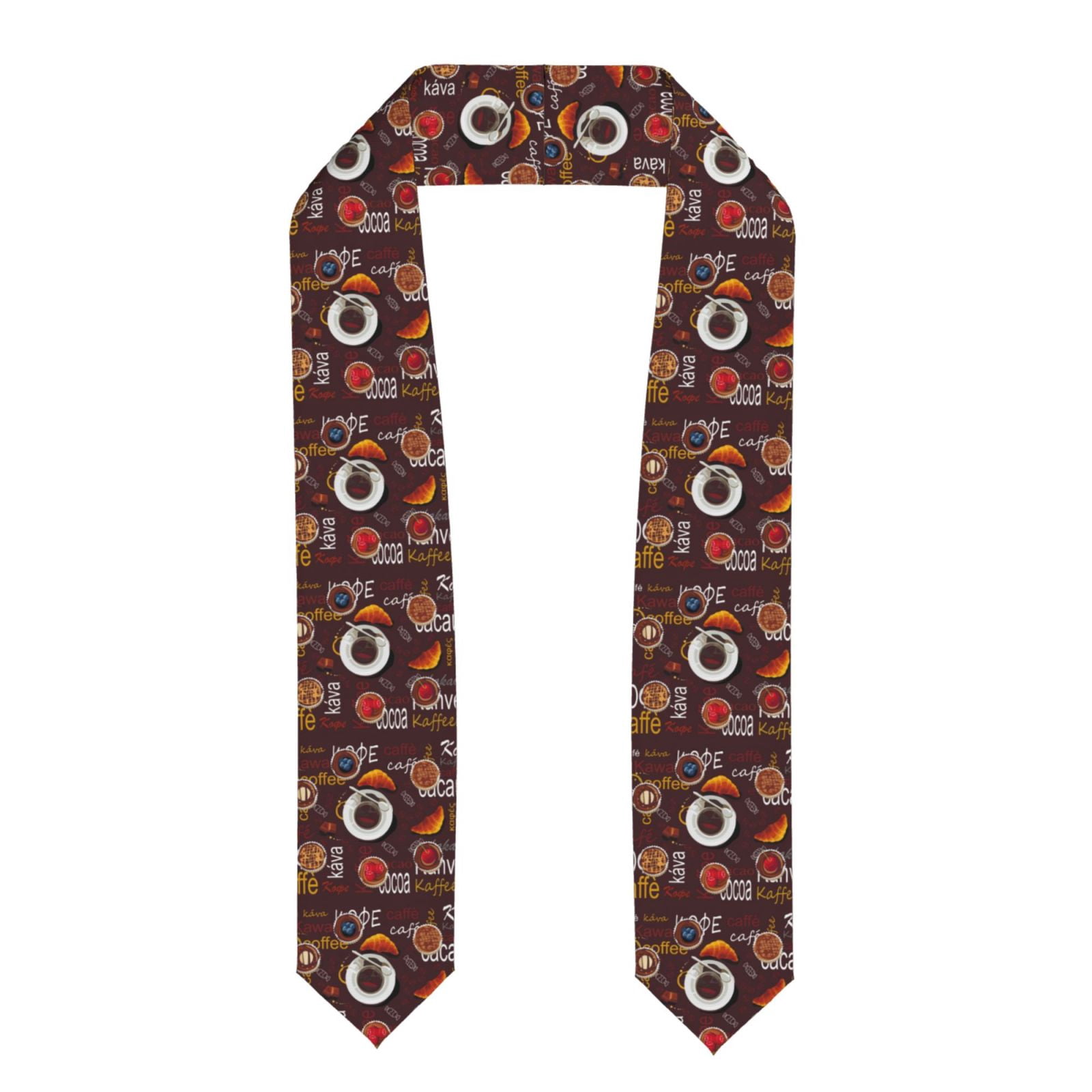 Fuzoiu A Cup Of Black Coffee On A Saucer Print Graduation Sash ...