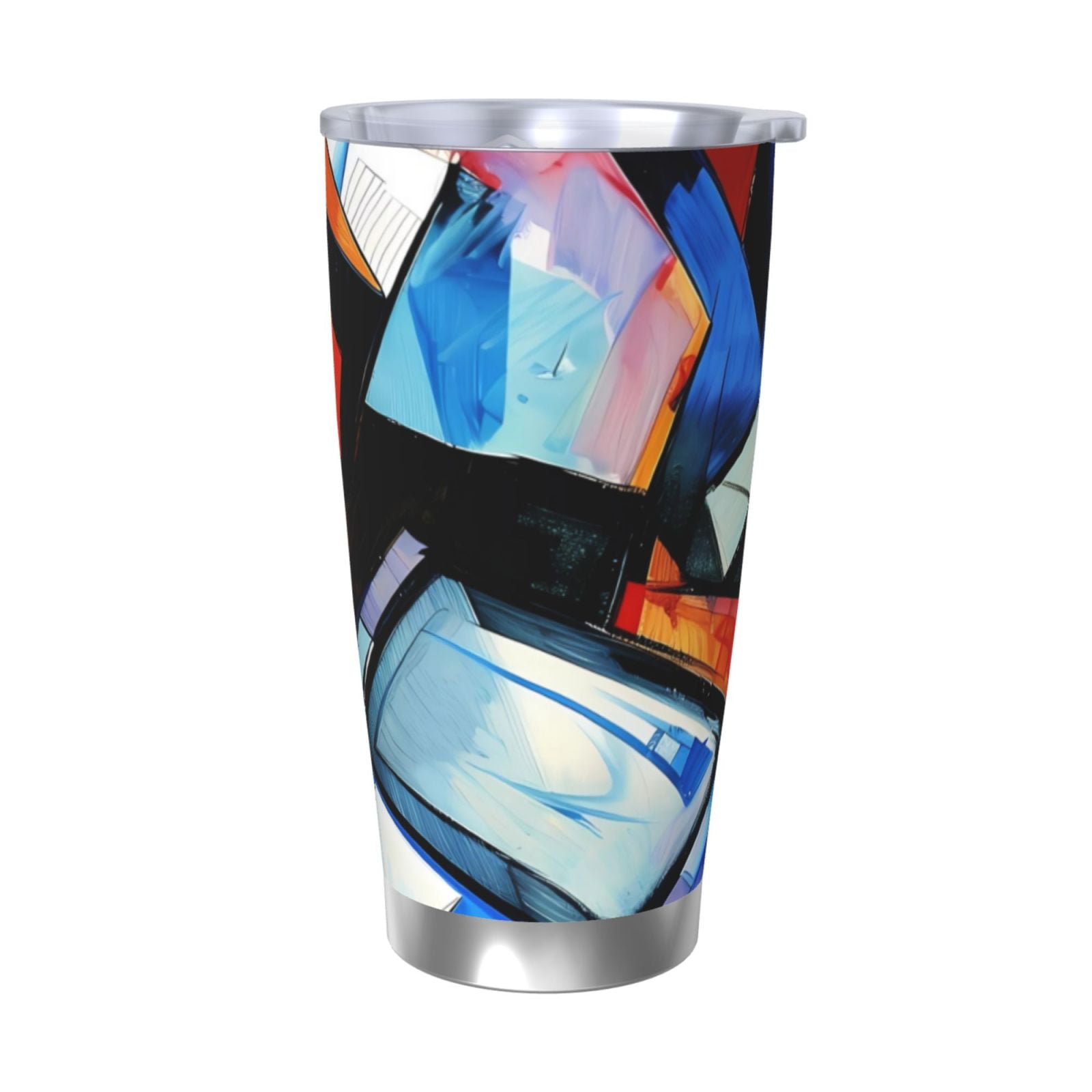 Fuzoiu Abstract Cubist Printer Print 20oz Tumbler, Stainless Steel ...