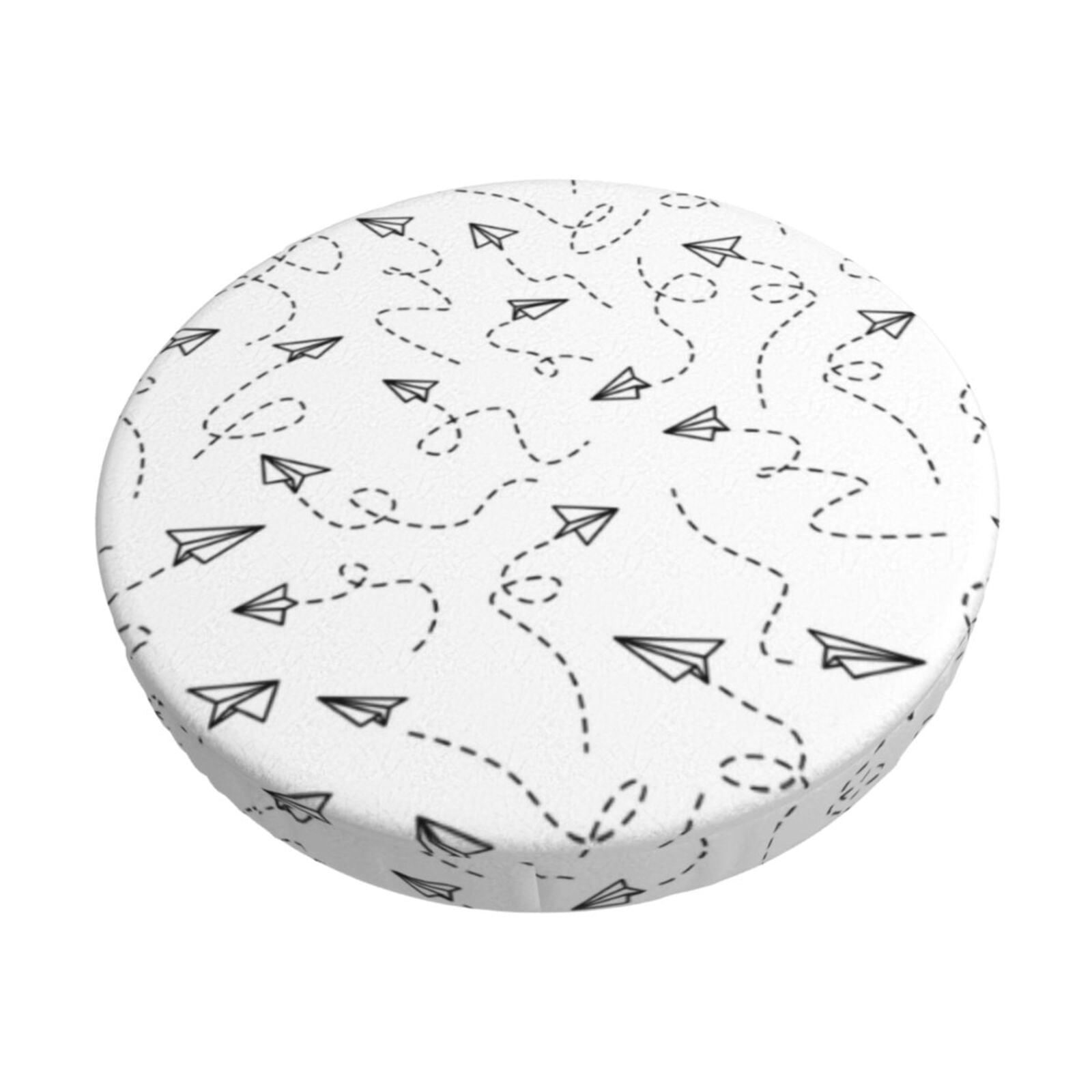 Fuzoiu Airplane Print Bar Stool Cushions, Super Breathable Round Bar ...