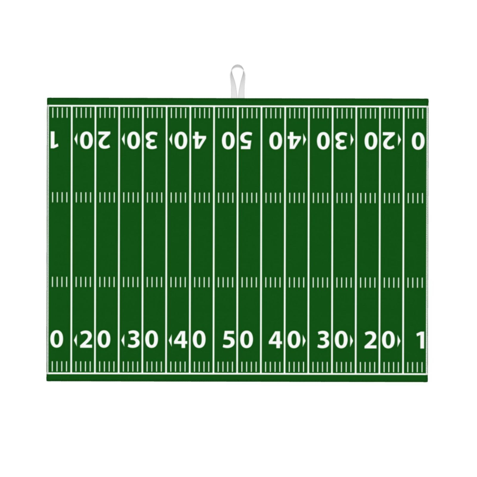 Fuzoiu American Football Field1 Print Absorbent, Reversible Microfiber ...
