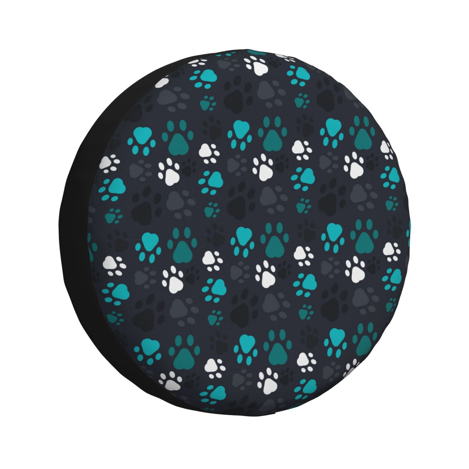 Fuzoiu Animal Footprints Print Universal Spare Tire Cover with Buckle ...