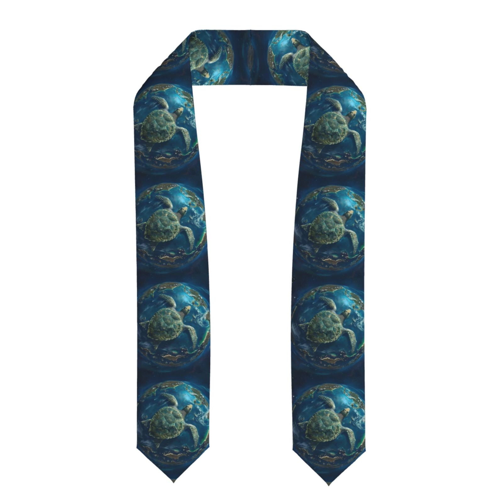 Fuzoiu Artistic Turtle Earth Print Graduation Sash,Graduation Stole ...
