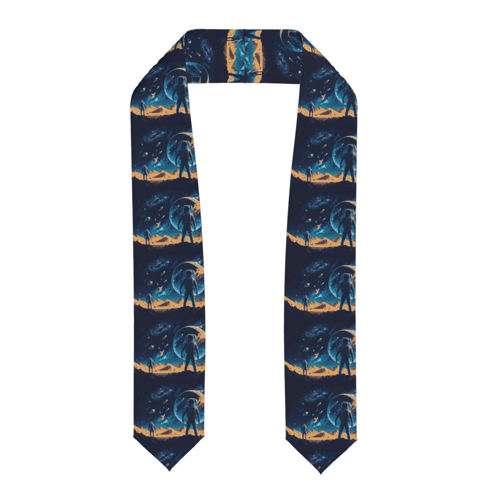 Fuzoiu Astronaut In A Space Suit On The Planet Print Graduation Sash ...