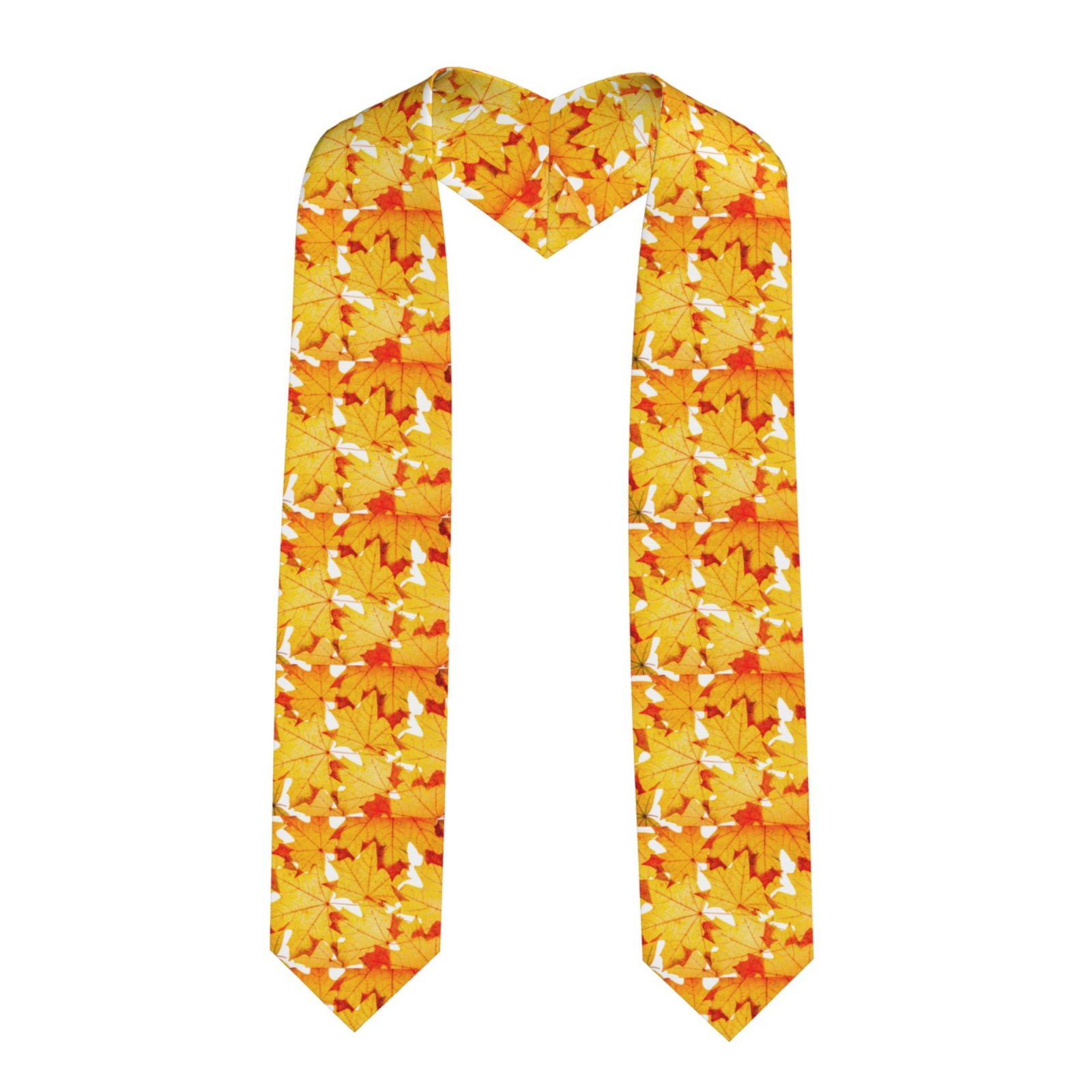 Fuzoiu Autumn Maple Leaves Print Graduation Sash,Graduation Stole ...