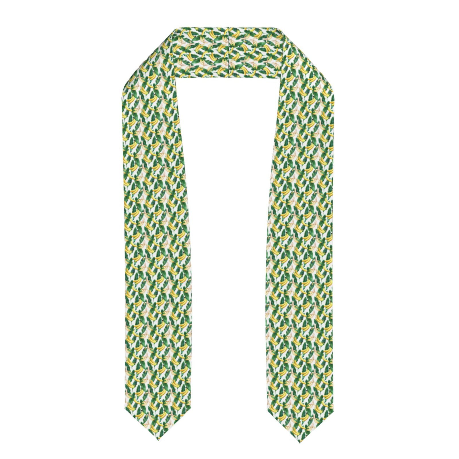 Fuzoiu Banana Tree Leaves Print Graduation Sash,Graduation Stole,Unisex ...