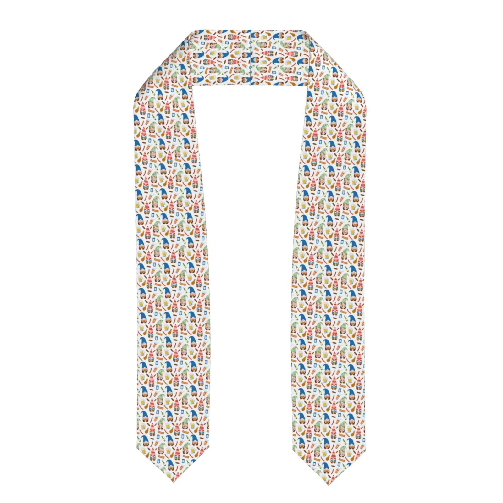 Fuzoiu Barbecue Gnomes Print Graduation Sash,Graduation Stole,Unisex ...