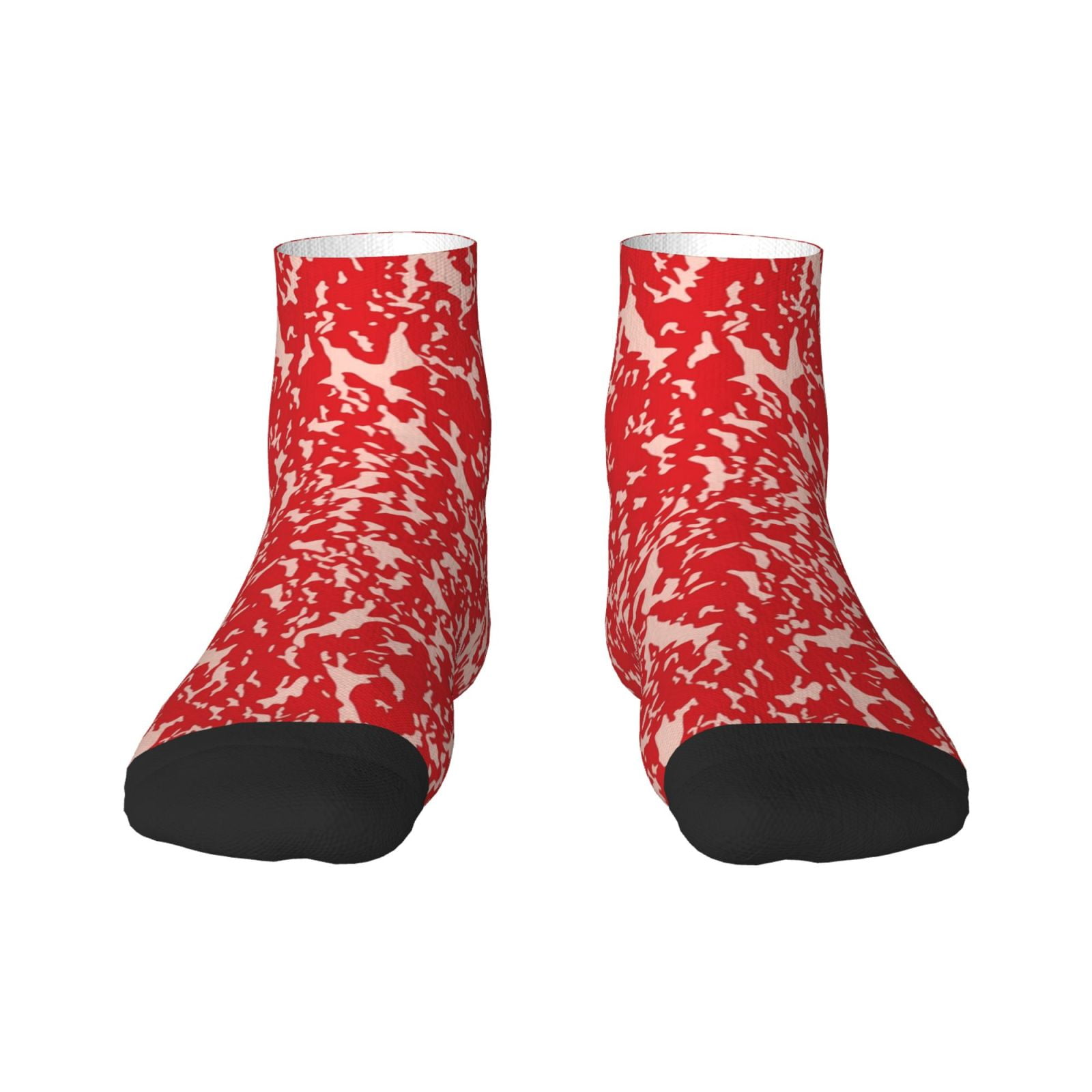 Fuzoiu Beef Print Adult Socks, Crew Moisture-wicking Socks, Unisex ...