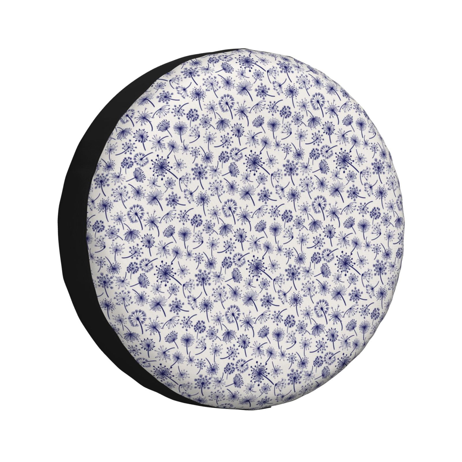 Fuzoiu Blue Dandelion Print Universal Spare Tire Cover with Buckle ...