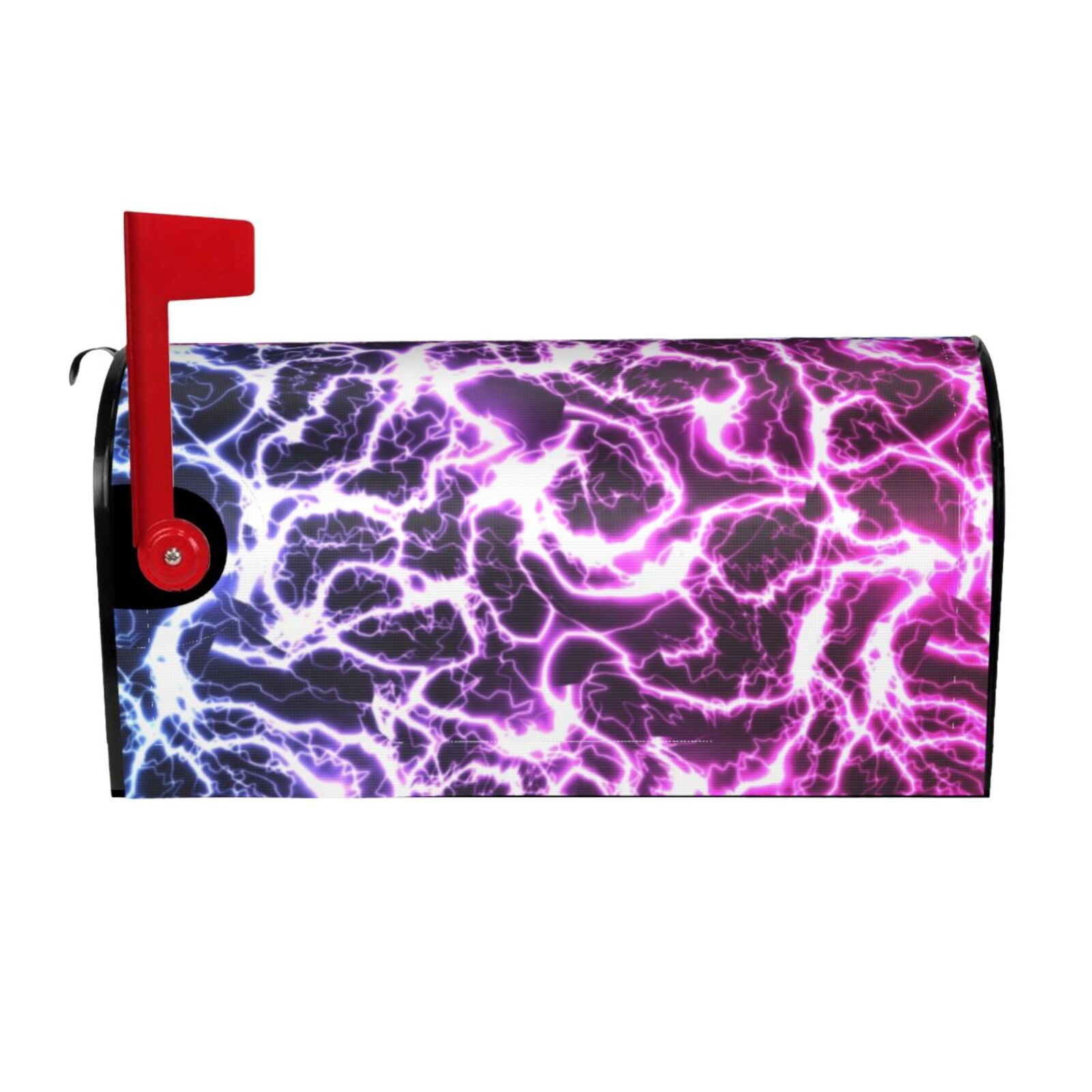 Fuzoiu Blue Lightning Print Decorative Waterproof Mailbox Cover,Welcome ...