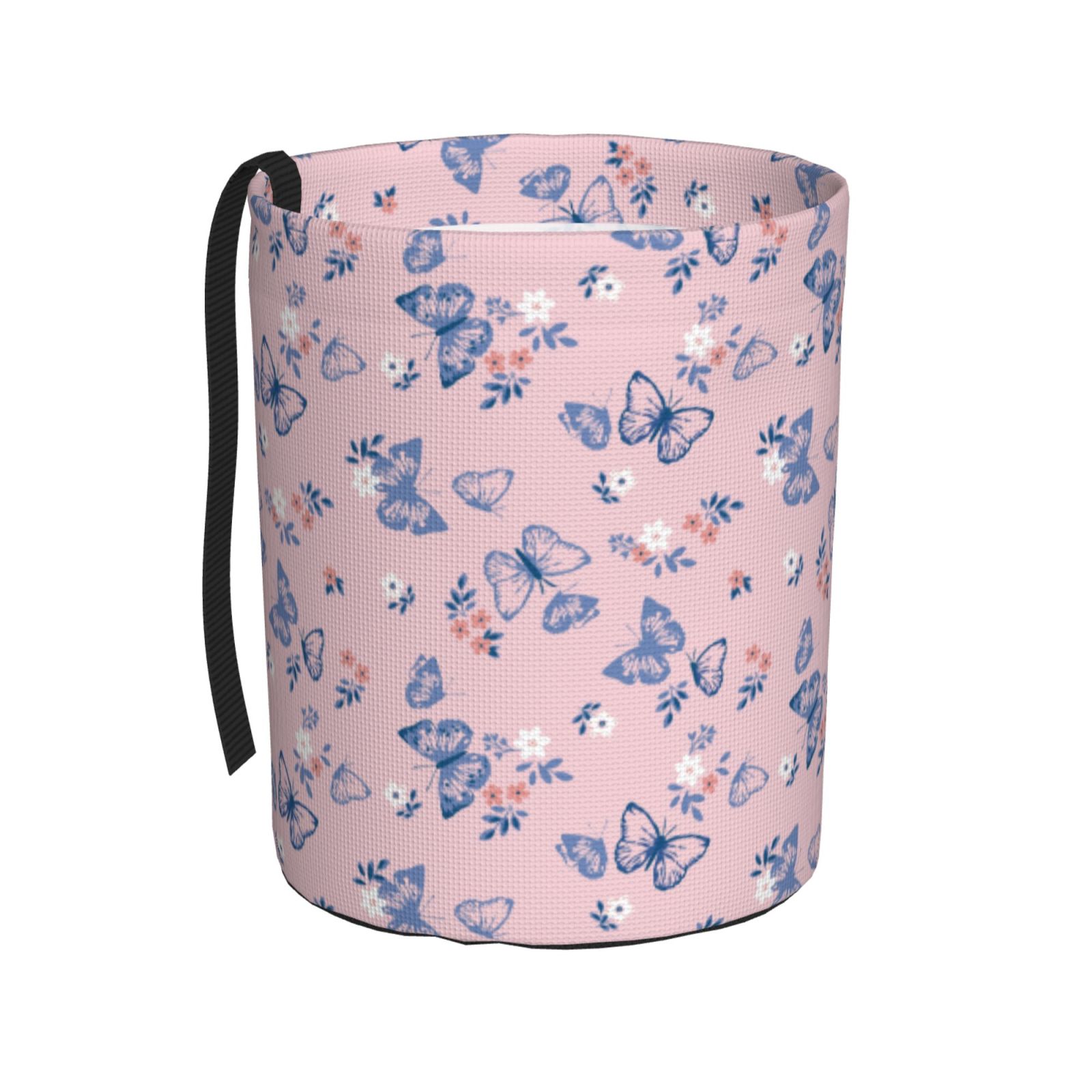 Fuzoiu Butterfly Print Car Trash Can,Leakproof Car Trash Can,Hanging ...