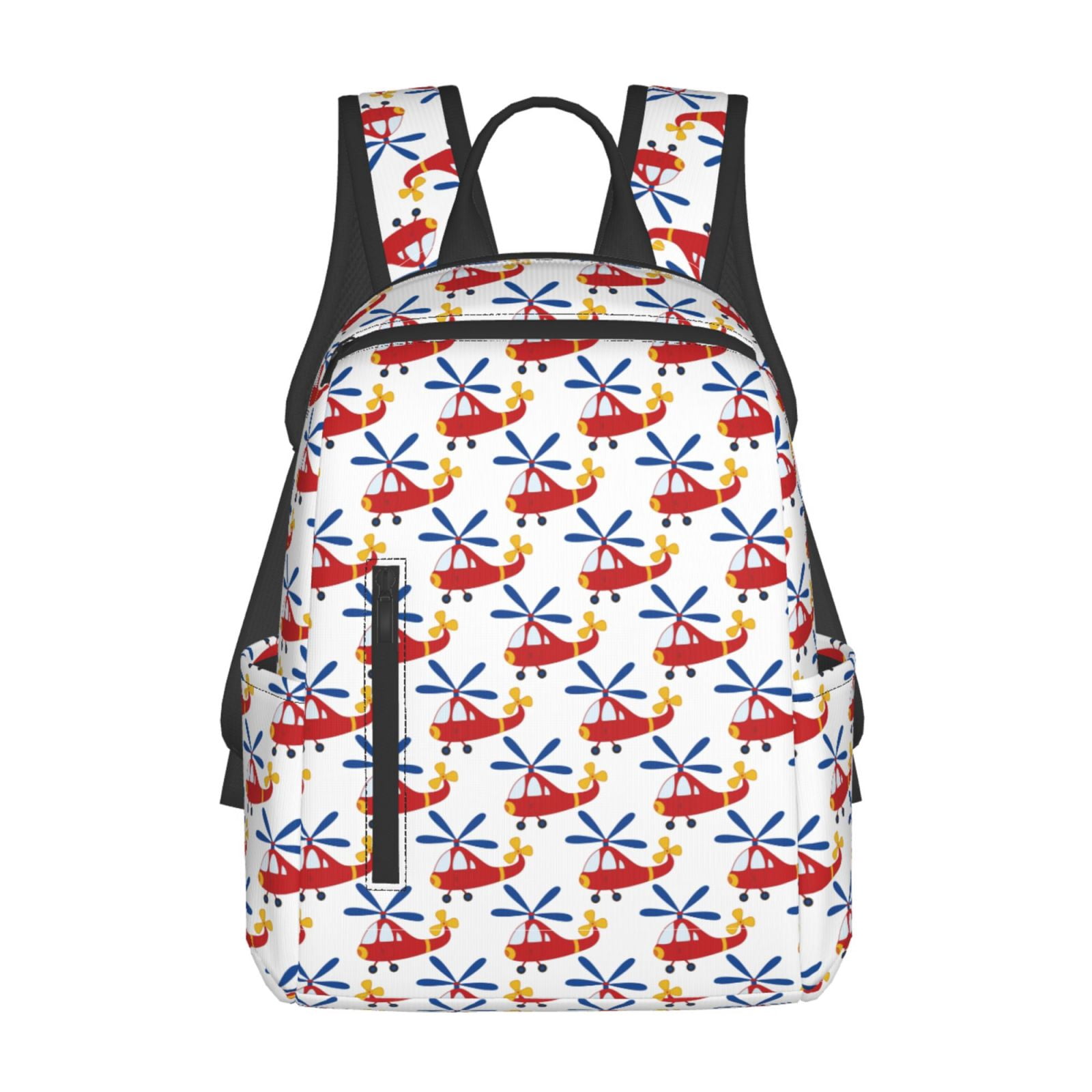 Fuzoiu Cartoon Helicopter Print Lightweight Daypack,Weekender Bag for ...