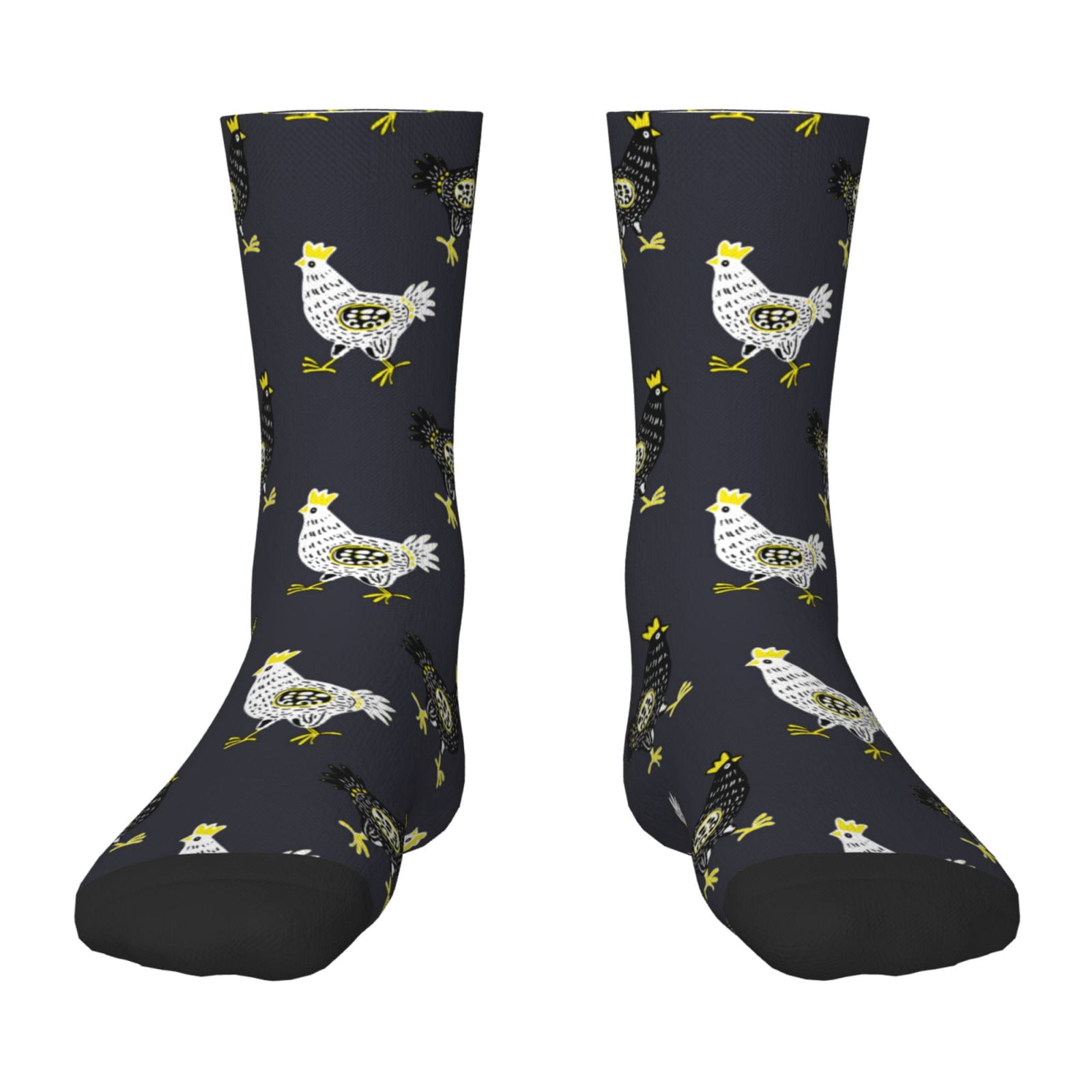 Fuzoiu Cartoon Rooster Print Kids Socks For Boys Girls,Grip Crew Socks ...