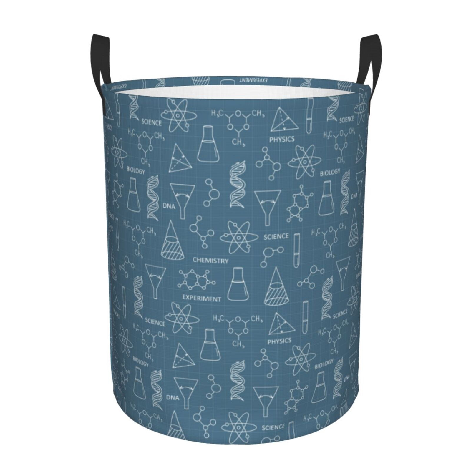 Fuzoiu Chemical Formulas And Objects Print Circular Hamper,Laundry ...