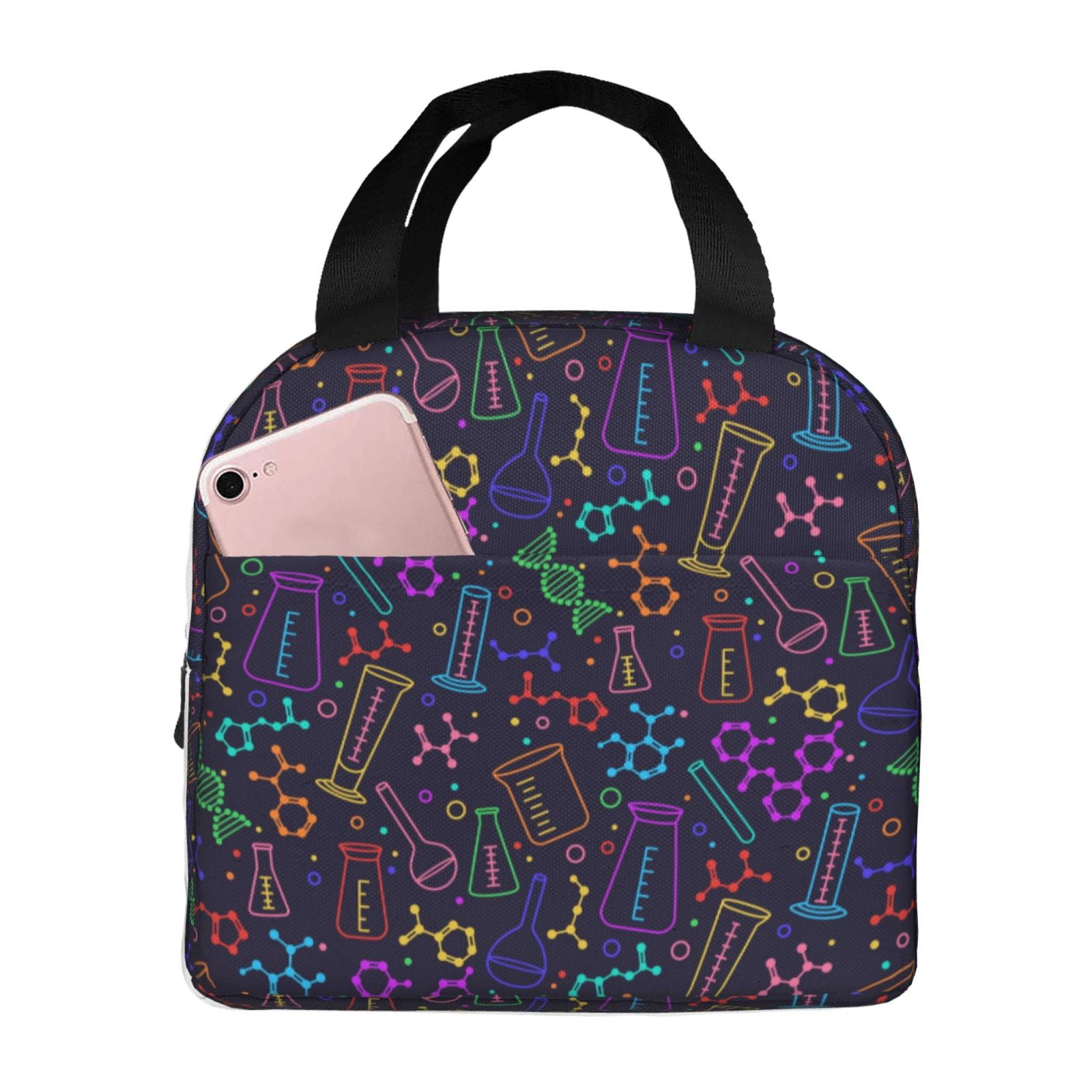 Fuzoiu Chemistry Science Print Lunch Bag for Women & Men,Adult ...