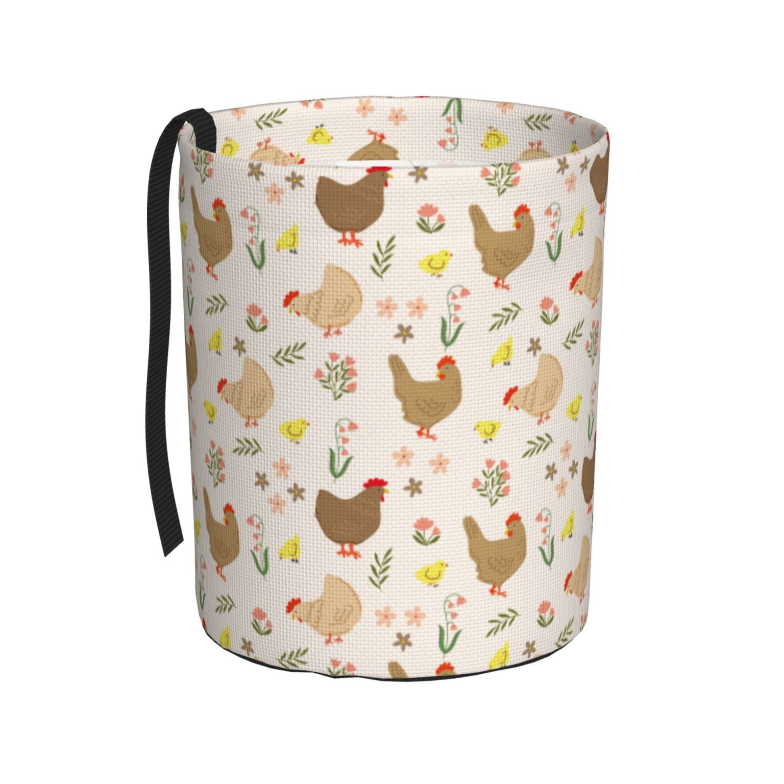 Fuzoiu Chicken Family Print Car Trash Can,Leakproof Car Trash Can ...