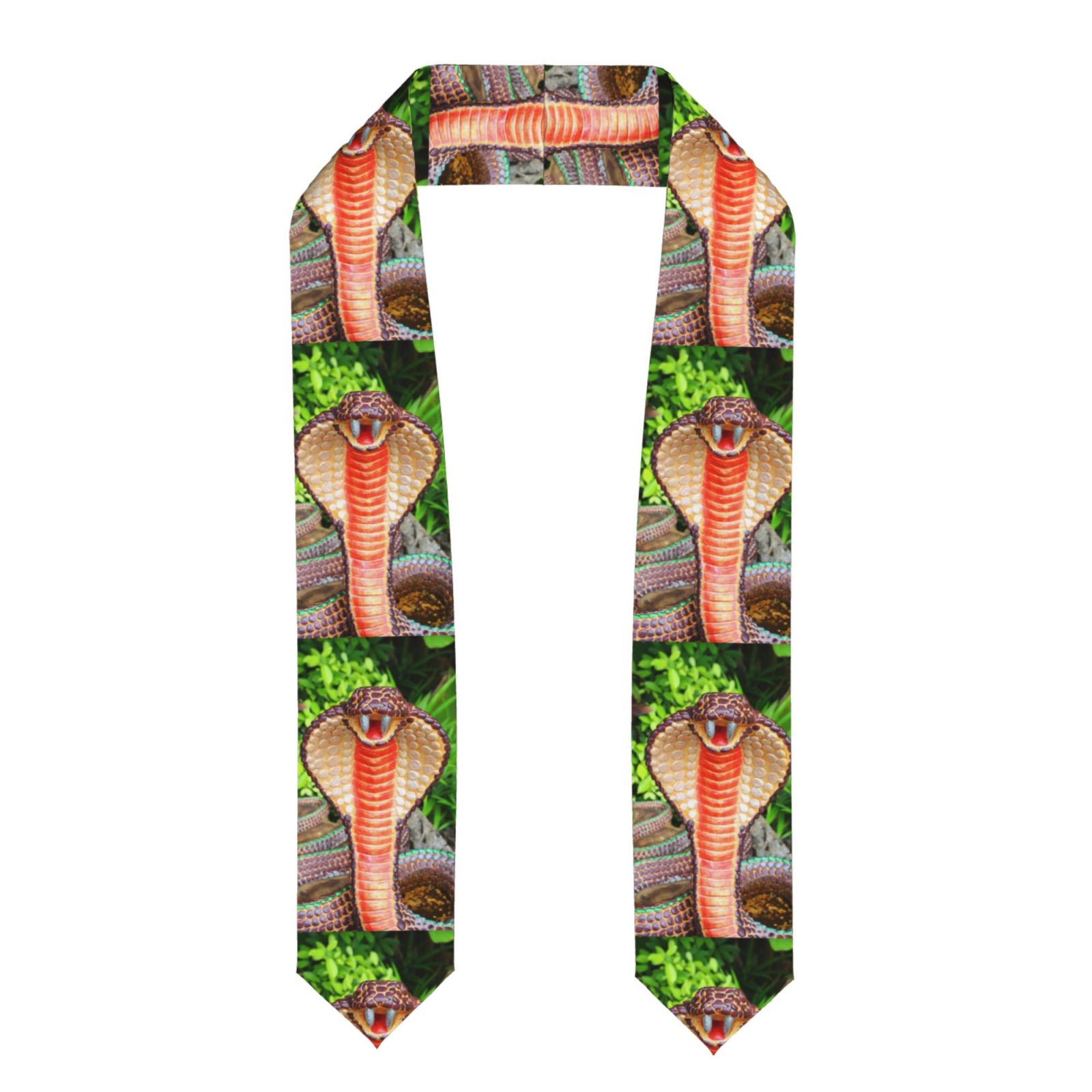 Fuzoiu Cobra Snake Print Graduation Sash,Graduation Stole,Unisex Adult ...