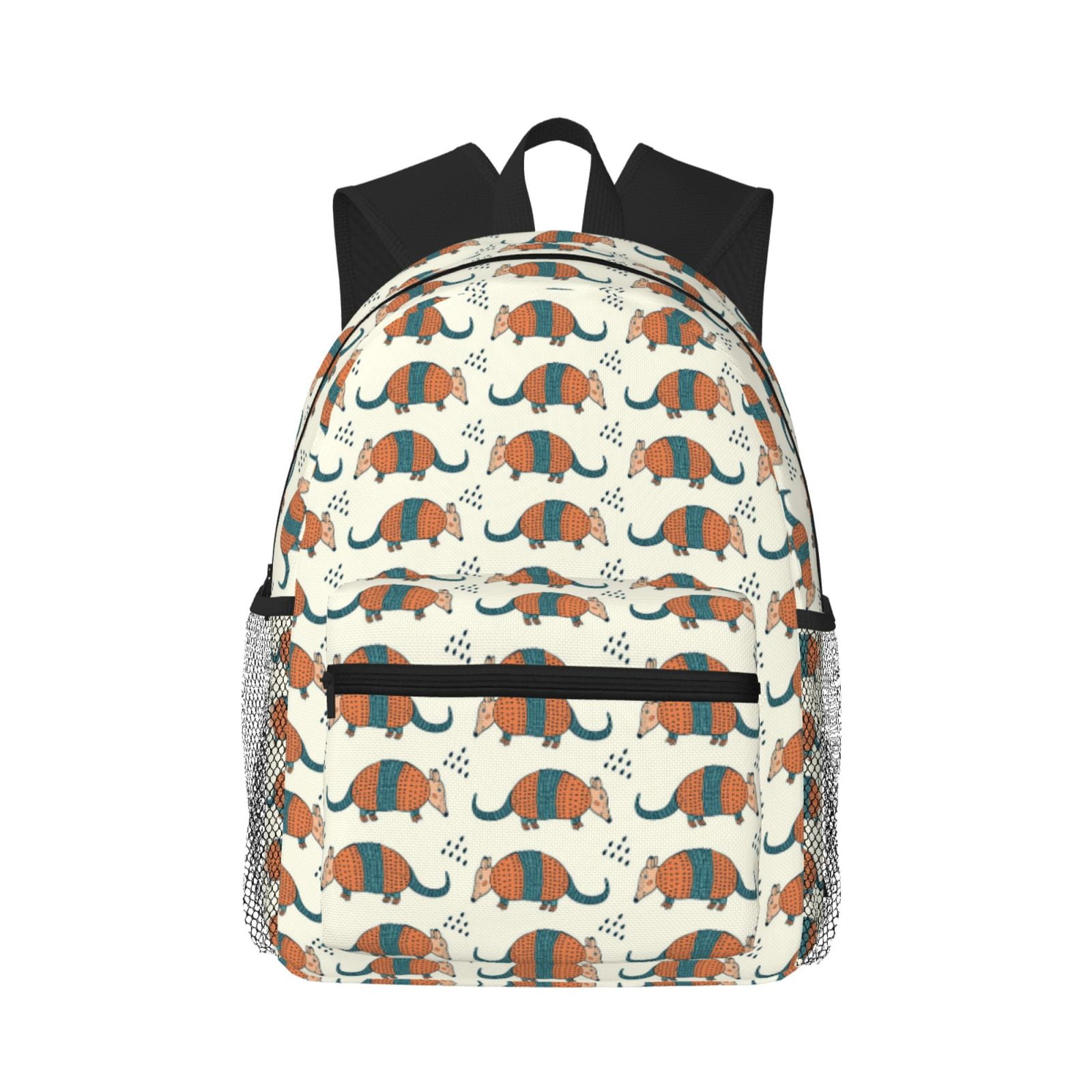 Fuzoiu Colorful Armadillos Print School Backpack for Teens,Large ...