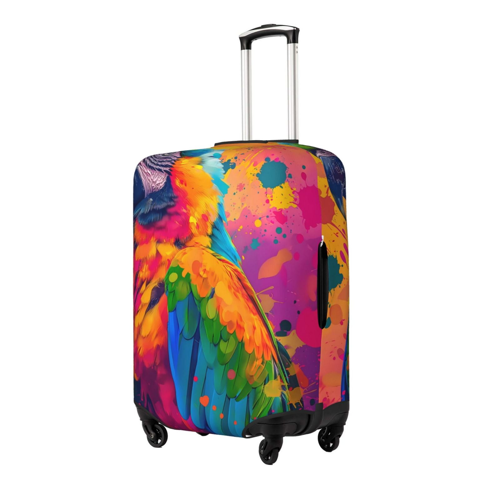 Fuzoiu Colorful Parrot Jungle Dream A Print Suitcase Cover,Washable ...