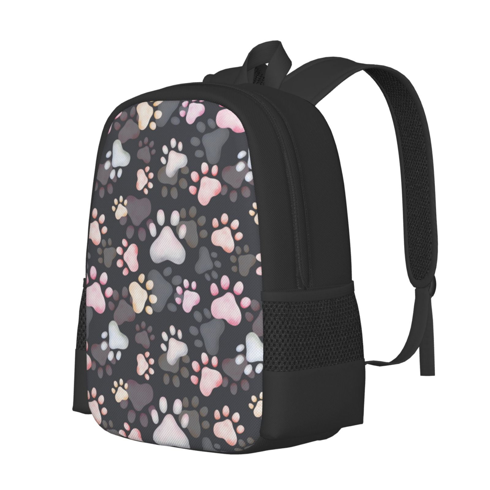 Fuzoiu Colorful Paws Of Dog Print Large Capacity Backpack,Travel ...