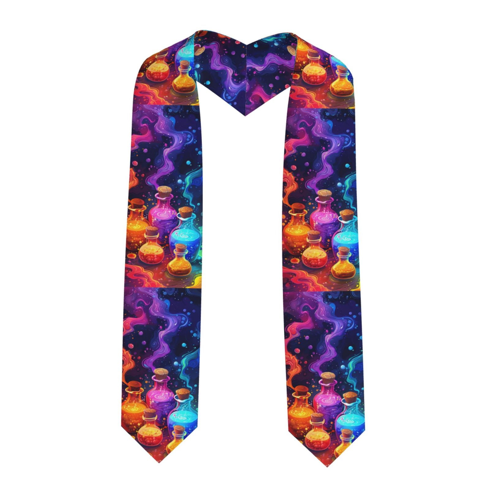 Fuzoiu Colorful Potion Bottles Magic Print Graduation Sash,Graduation ...