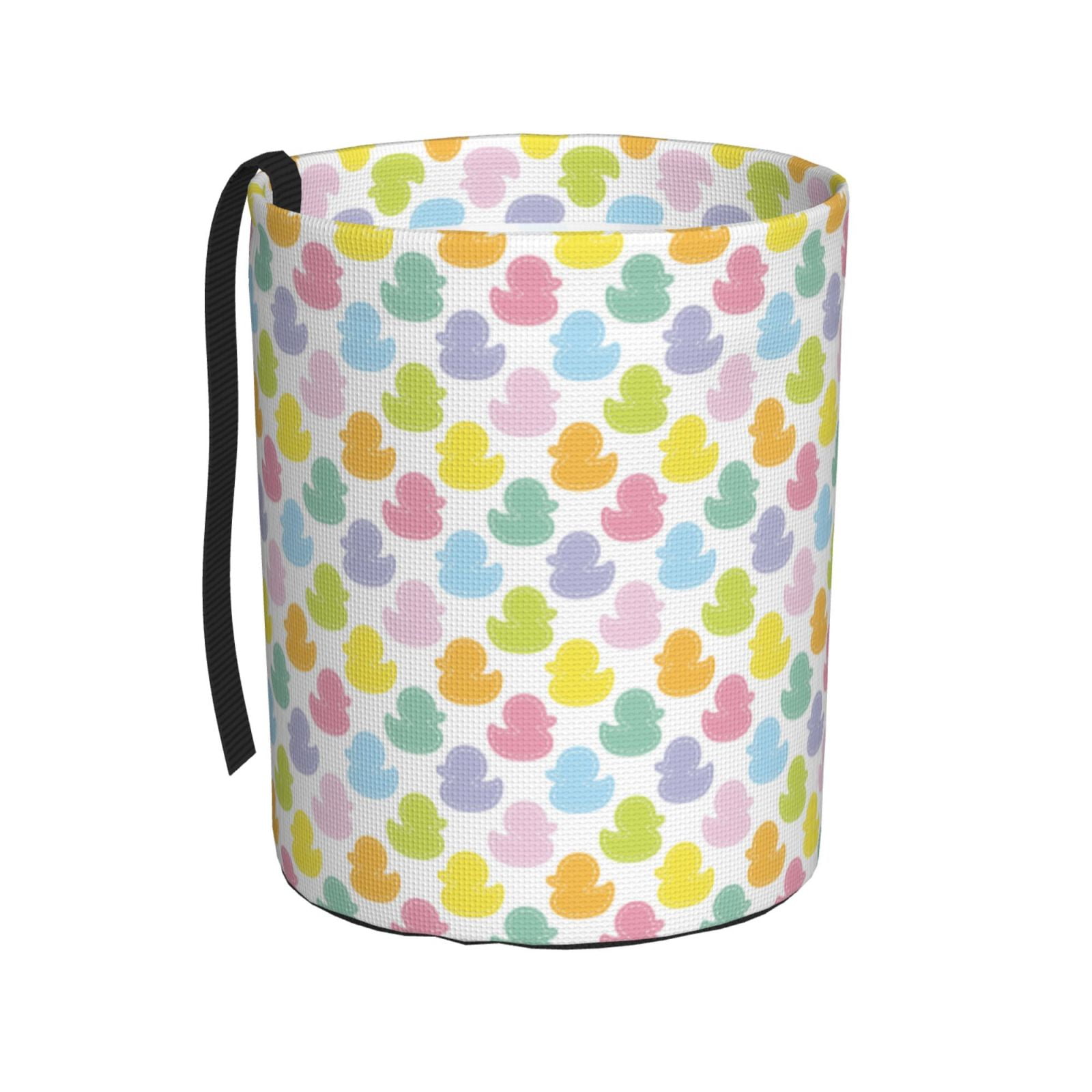 Fuzoiu Colorful Rubber Duck Print Car Trash Can,Leakproof Car Trash Can ...