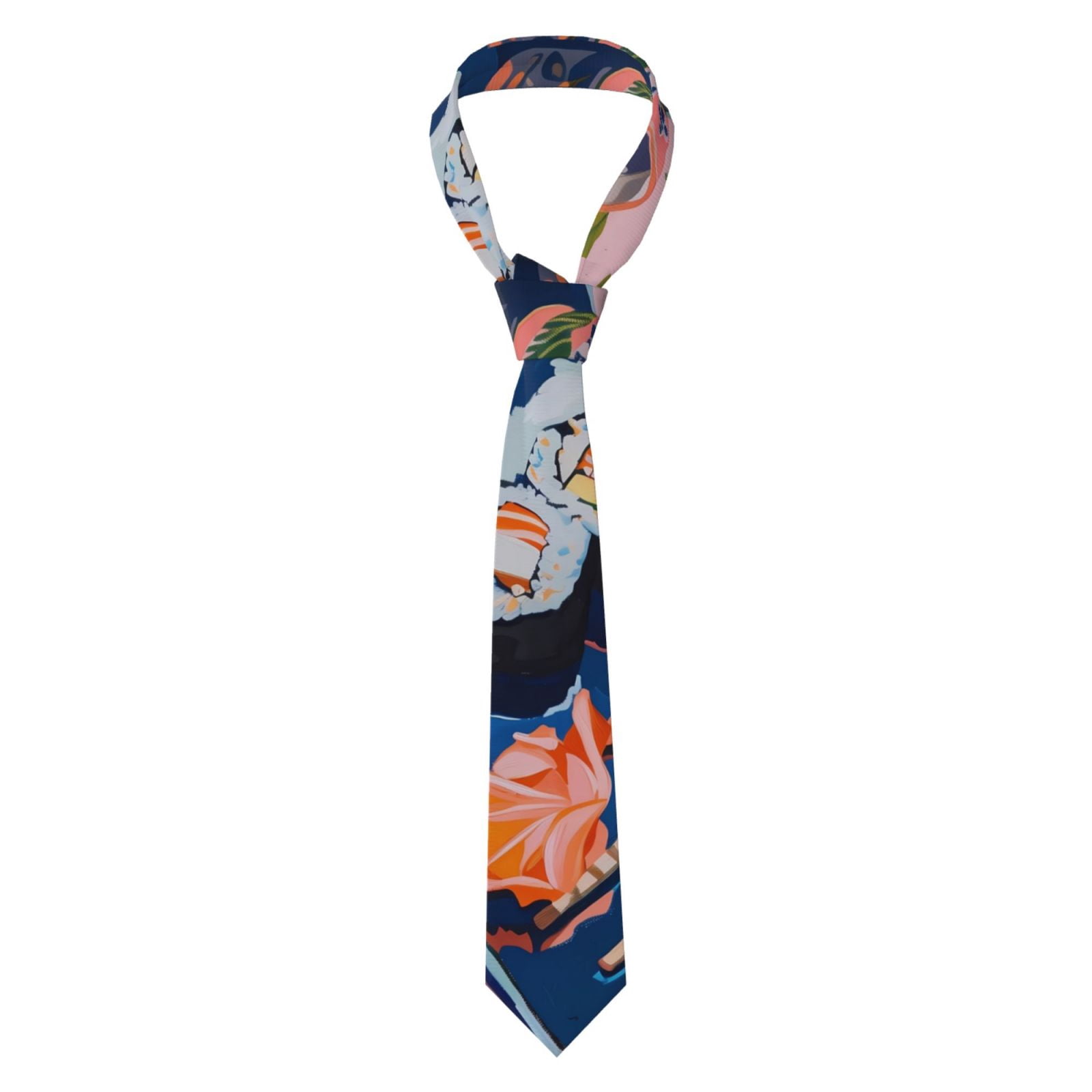 Fuzoiu Colorful Sushi Food Art Print Men's Necktie,Business Necktie ...