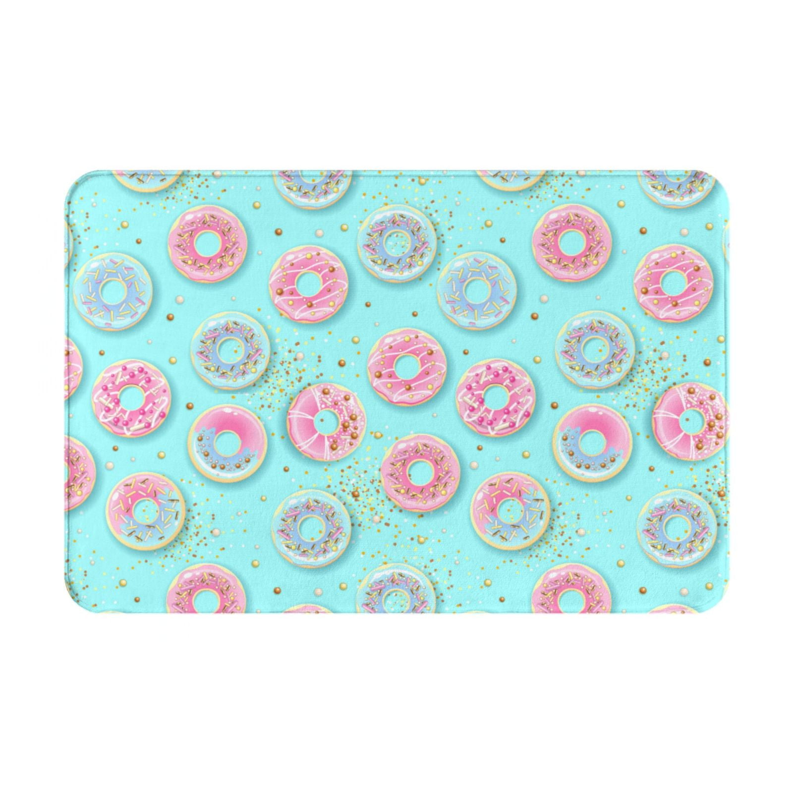 Fuzoiu Colorful Sweet Donuts Print Door Mat Outdoor Indoor Welcome Mats ...