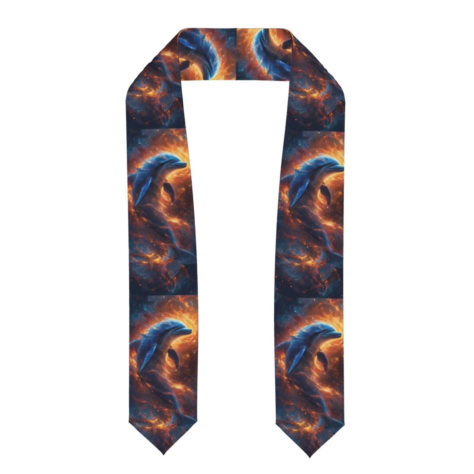 Fuzoiu Cool Dolphin Print Graduation Sash,Graduation Stole,Unisex Adult ...