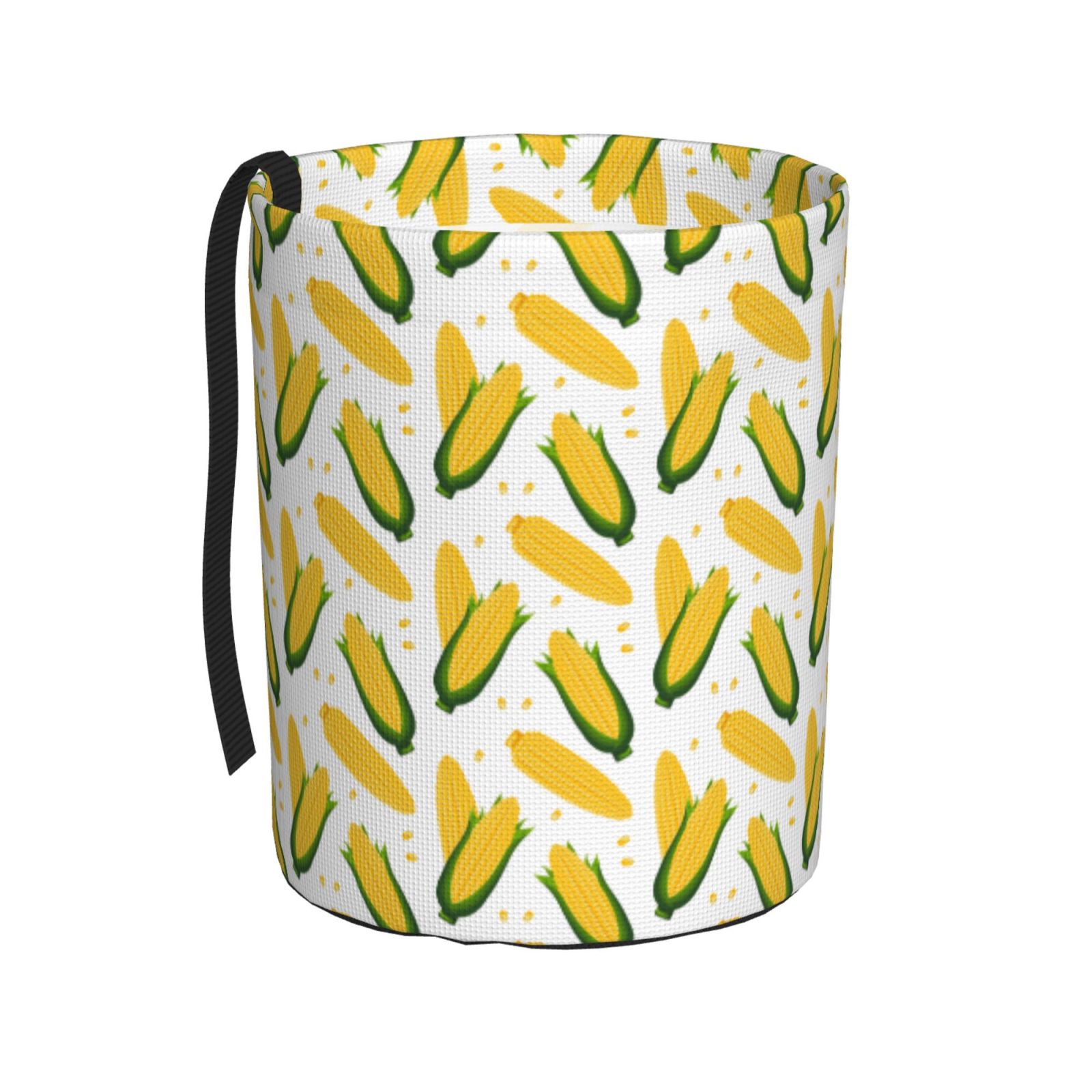 Fuzoiu Corn On The Cob Print Car Trash Can,Leakproof Car Trash Can ...