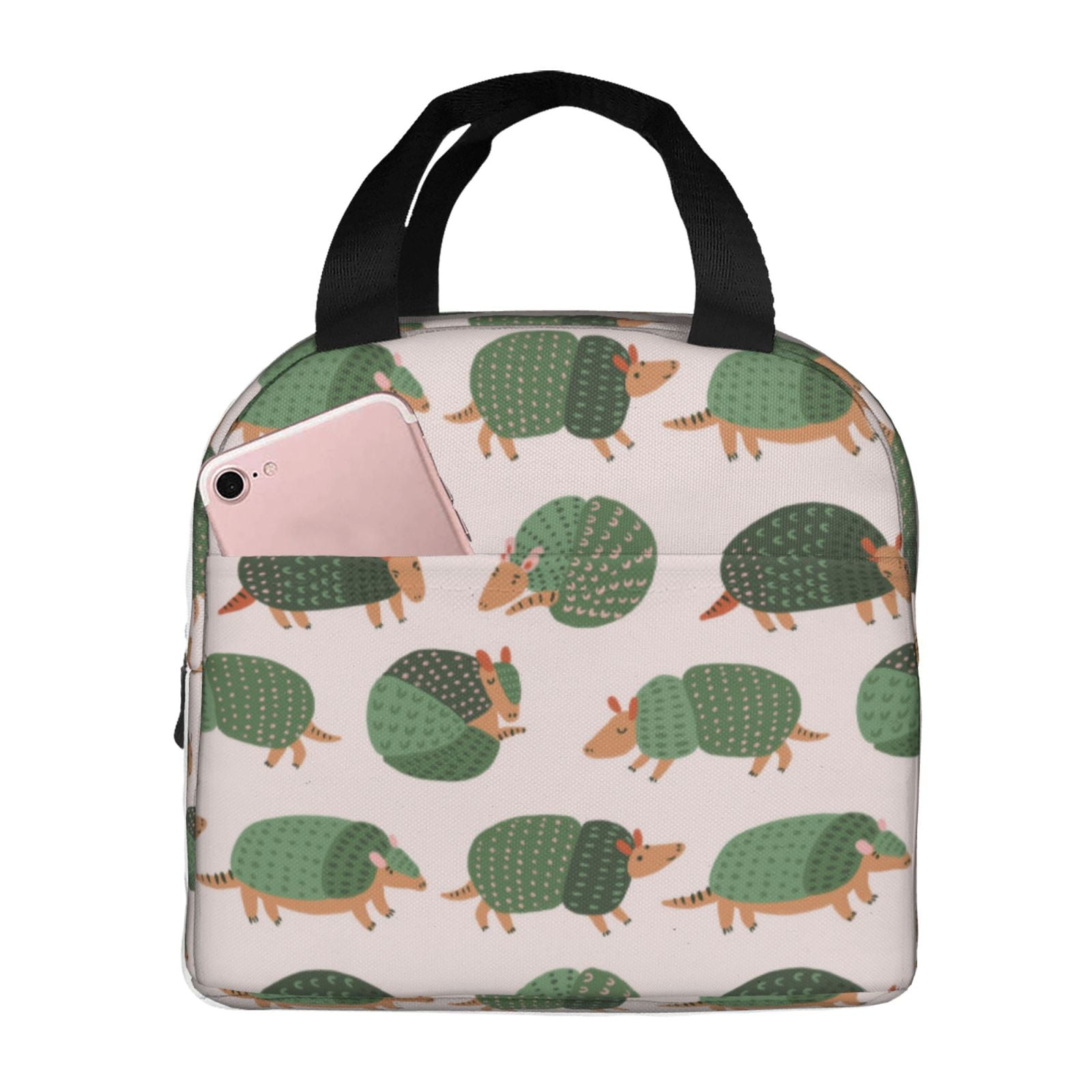 Fuzoiu Cute Armadillo Print Lunch Bag for Women & Men,Adult Insulated ...