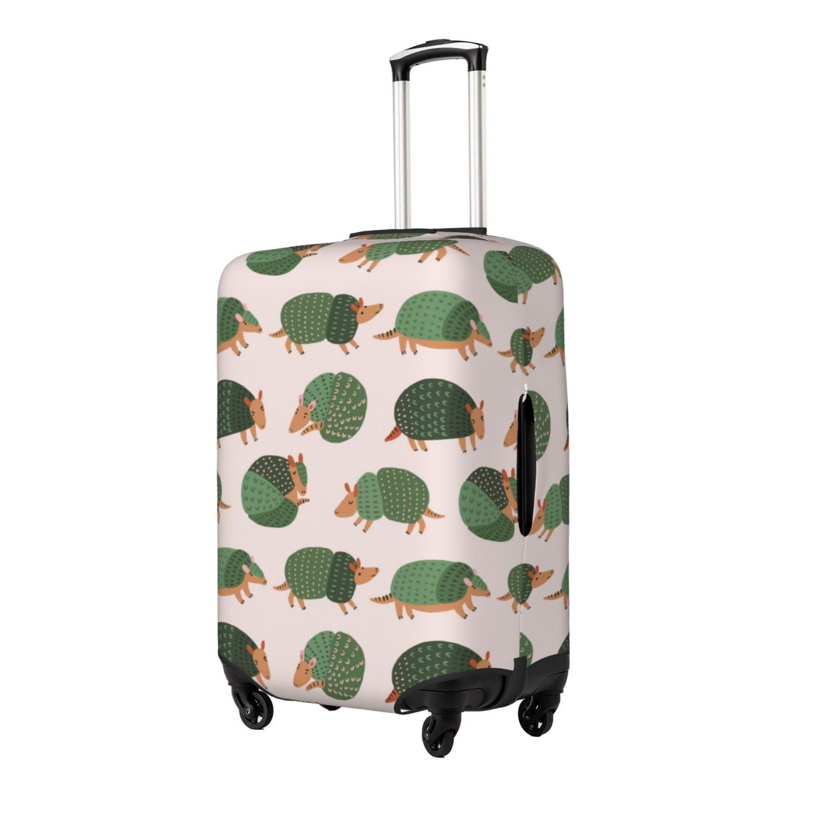 Fuzoiu Cute Armadillo Print Suitcase Cover,Washable Luggage Covers for ...