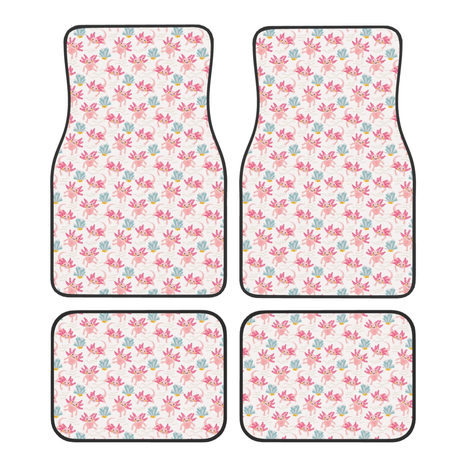 Fuzoiu Cute Axolotl Print Carpet Floor Mats for Car,Car Foot Mat Set ...