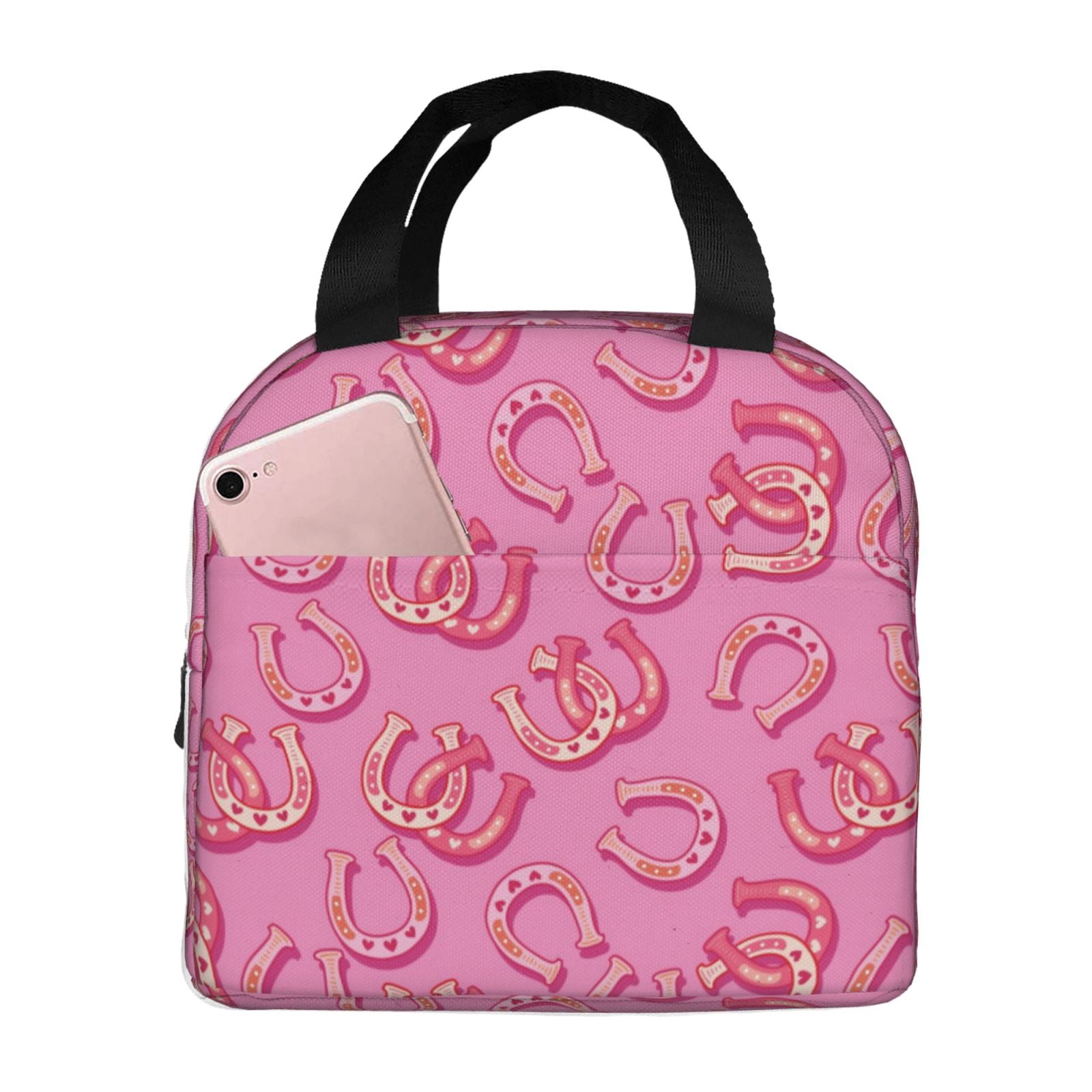 Fuzoiu Cute Cowgirl Print Lunch Bag for Women & Men,Adult Insulated ...