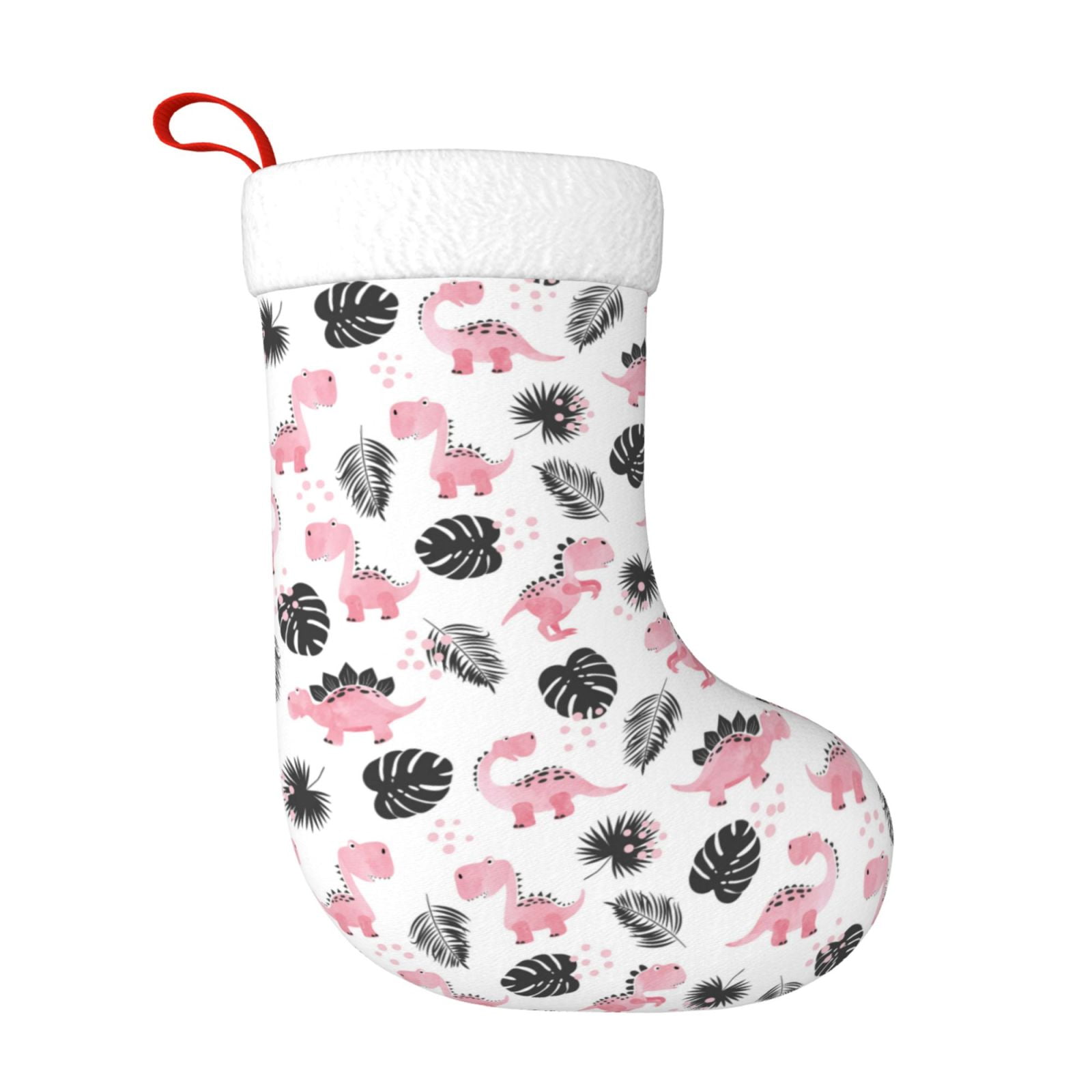 Fuzoiu Cute Dinosaur Print Christmas Stockings, Party Supplies & Kids ...
