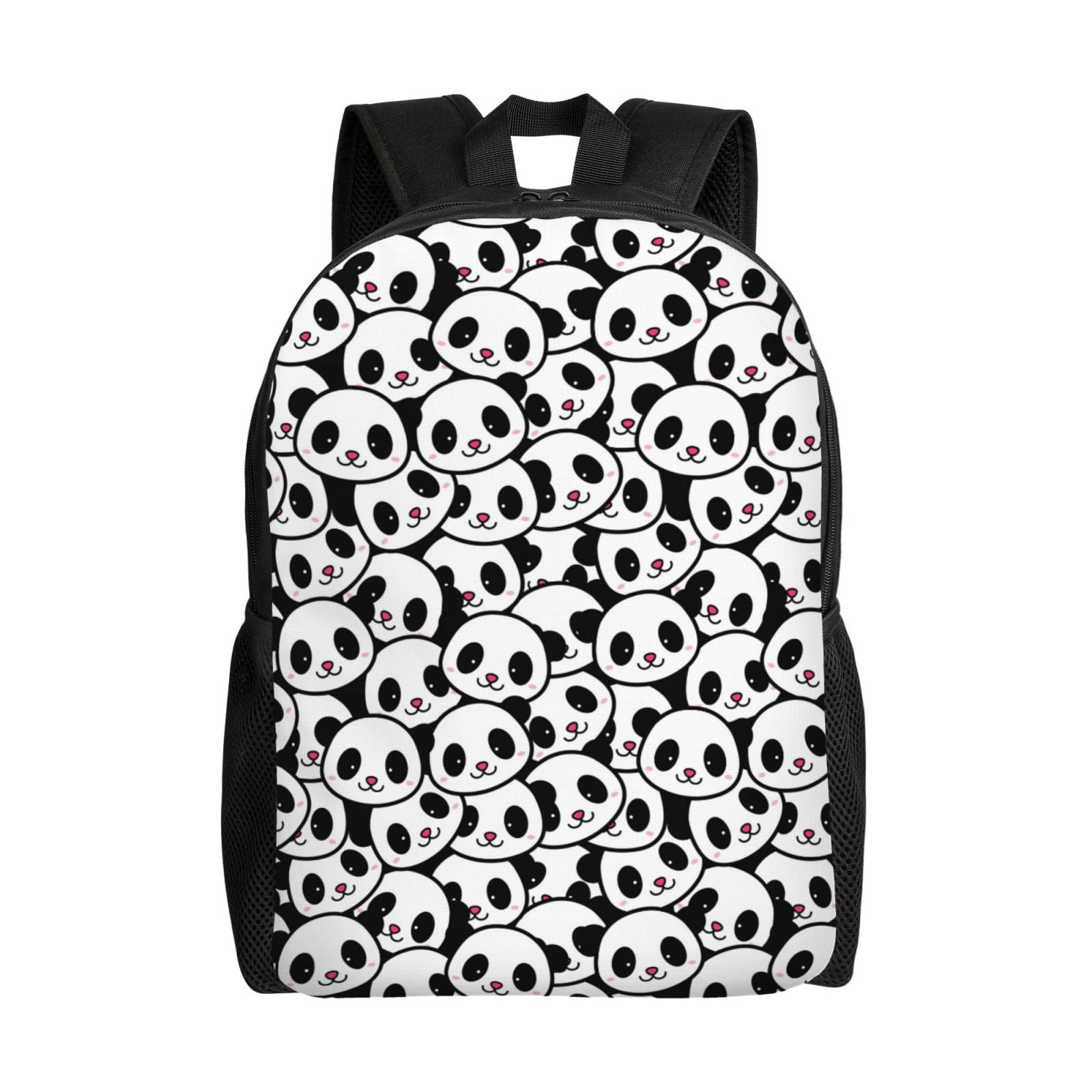 Fuzoiu Cute Panda Face Print Laptop Backpack,Work Business Backpacks ...