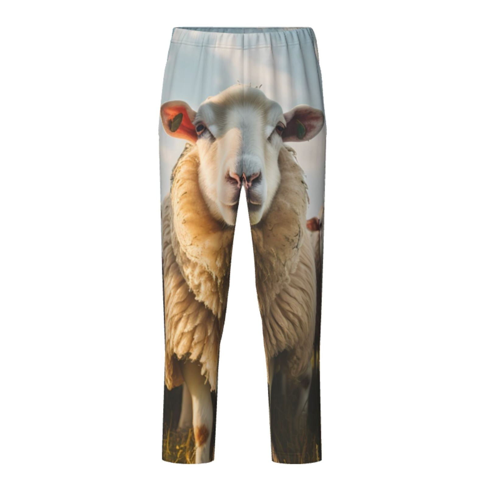 Fuzoiu Cute Prairie Sheep Herd Print Teenagers' Pajama Pants,Lounge ...