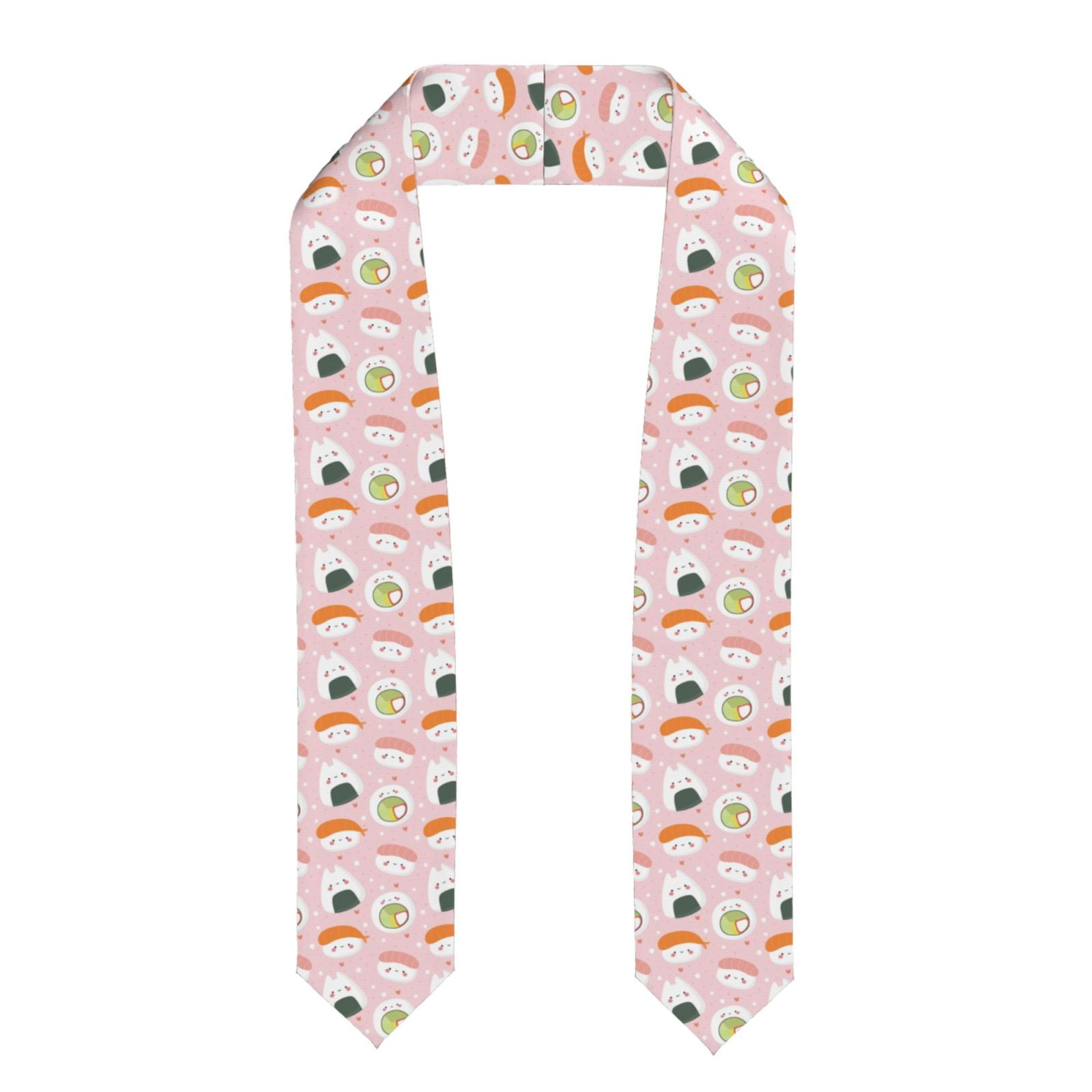 Fuzoiu Cute Sushi Print Graduation Sash,Graduation Stole,Unisex Adult ...