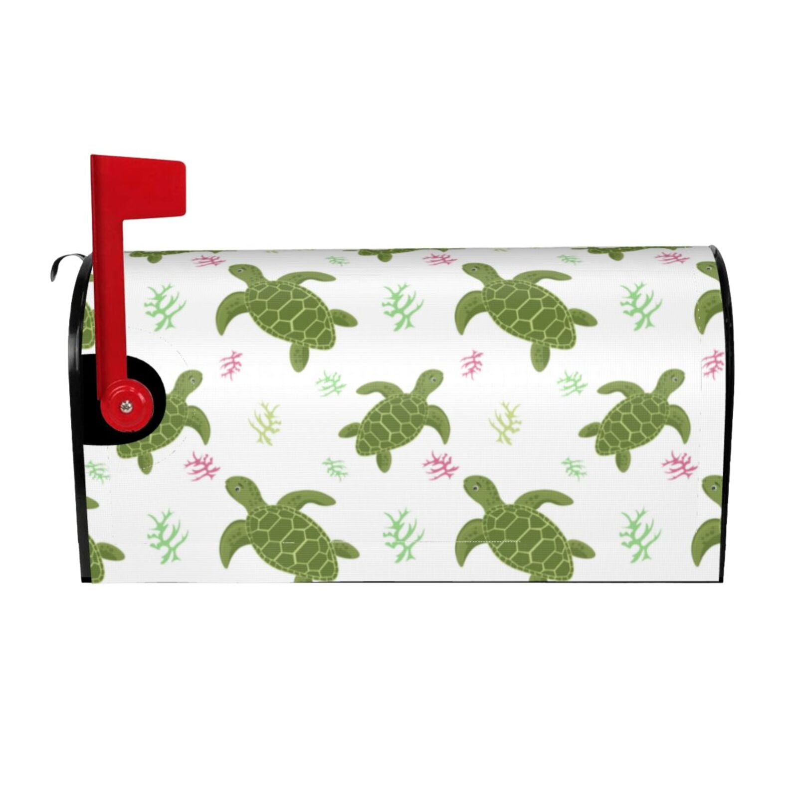 Fuzoiu Cute Turtle Print Decorative Waterproof Mailbox Cover,Welcome ...