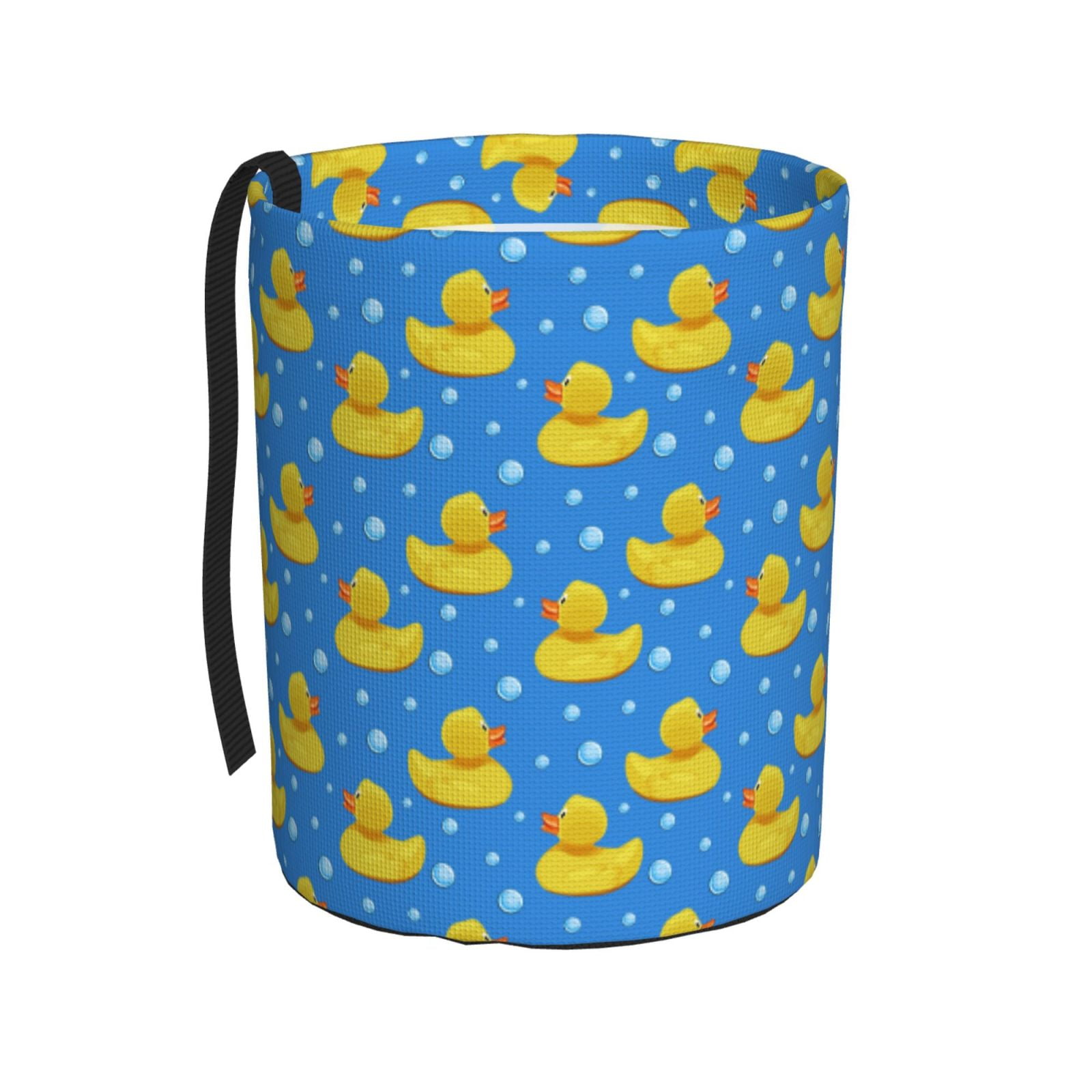 Fuzoiu Cute Yellow Rubber Ducks Print Car Trash Can,Leakproof Car Trash ...