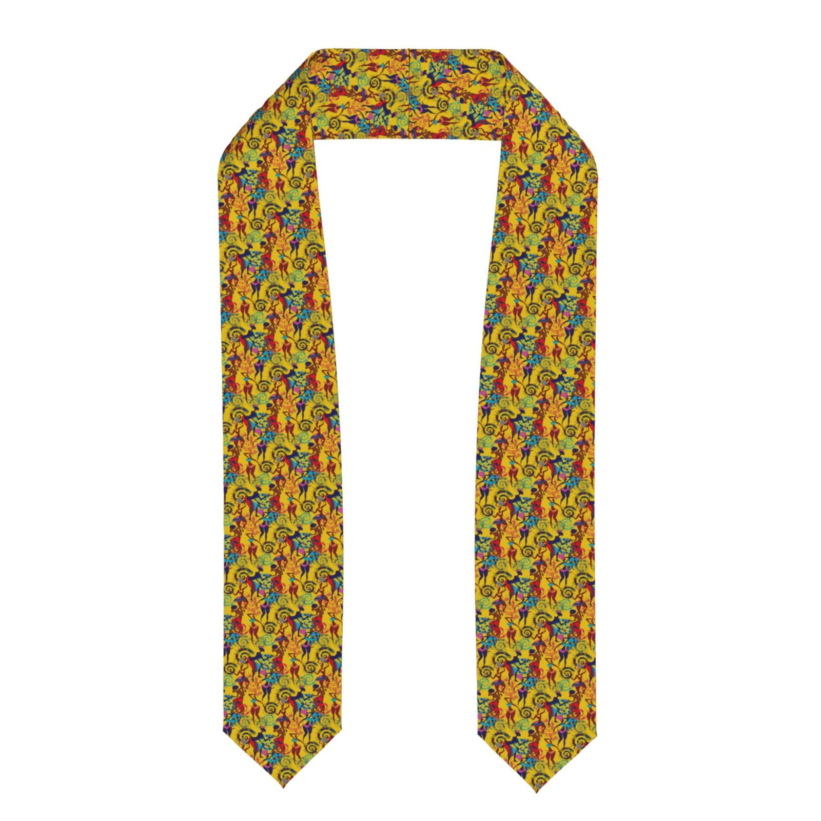 Fuzoiu Dancing African Womens Print Graduation Sash,Graduation Stole ...