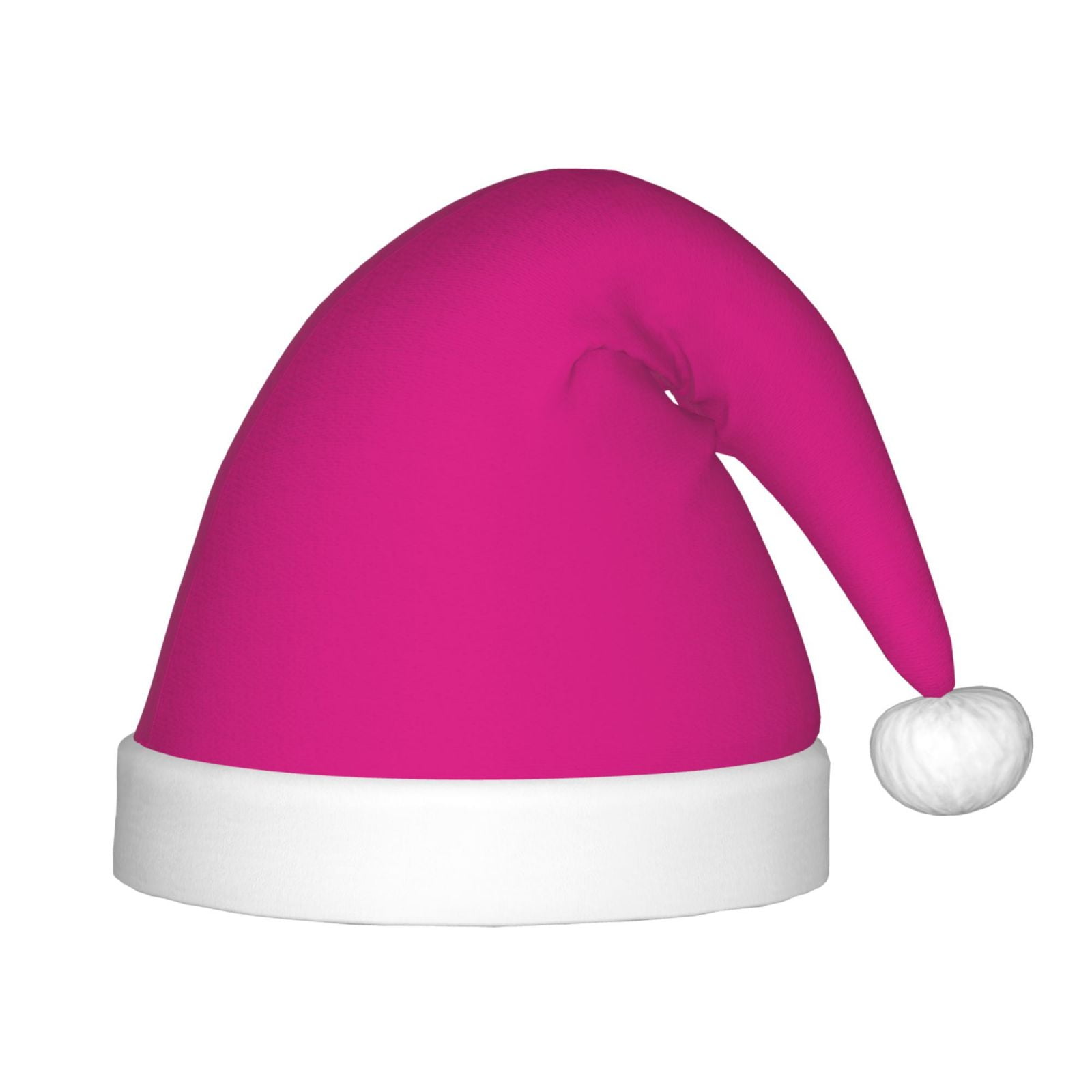 Fuzoiu Darkmagenta Print Santa Hat Christmas Hat for kids,Santa Hats ...