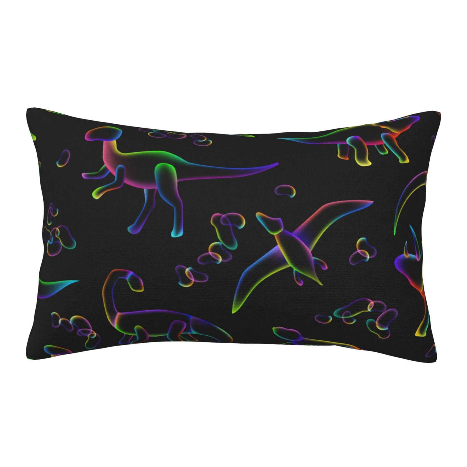 Fuzoiu Dinosaur Print Fuzzy Pillowcases, Super Soft Pillow Case Cover ...
