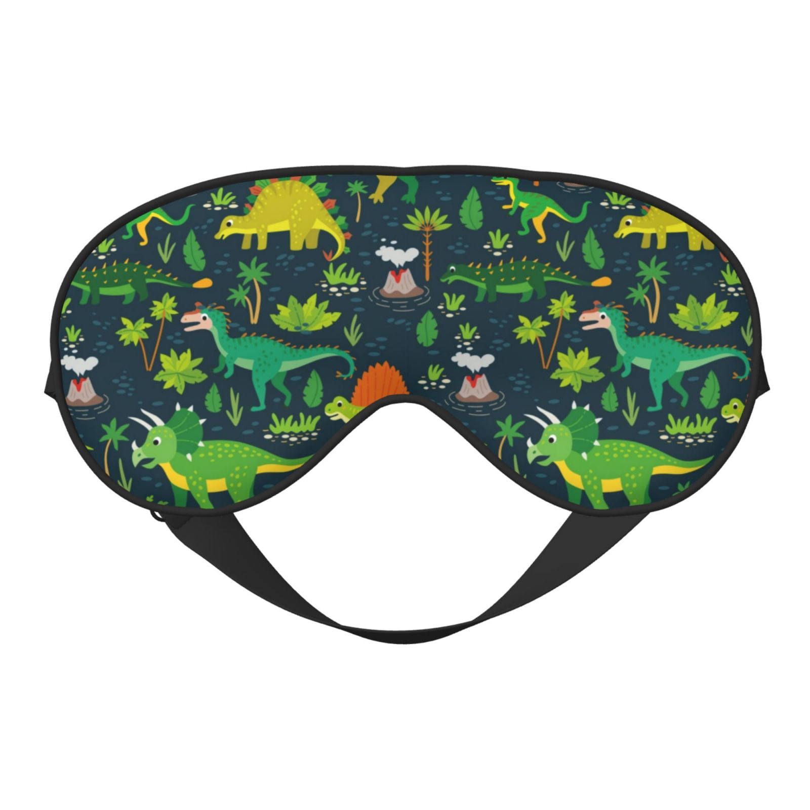 Fuzoiu Dinosaurs Print Sleep Masks,Eye Masks with Adjustable Strap for ...