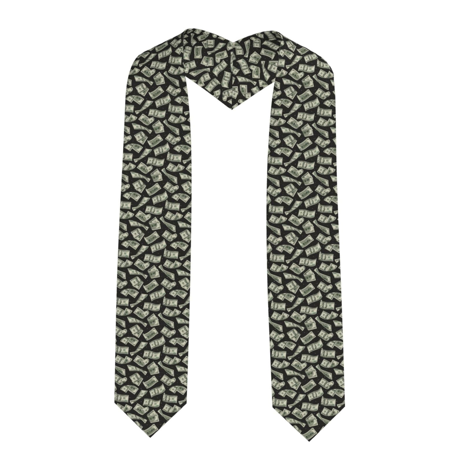 Fuzoiu Dollar Print Graduation Sash,Graduation Stole,Unisex Adult ...